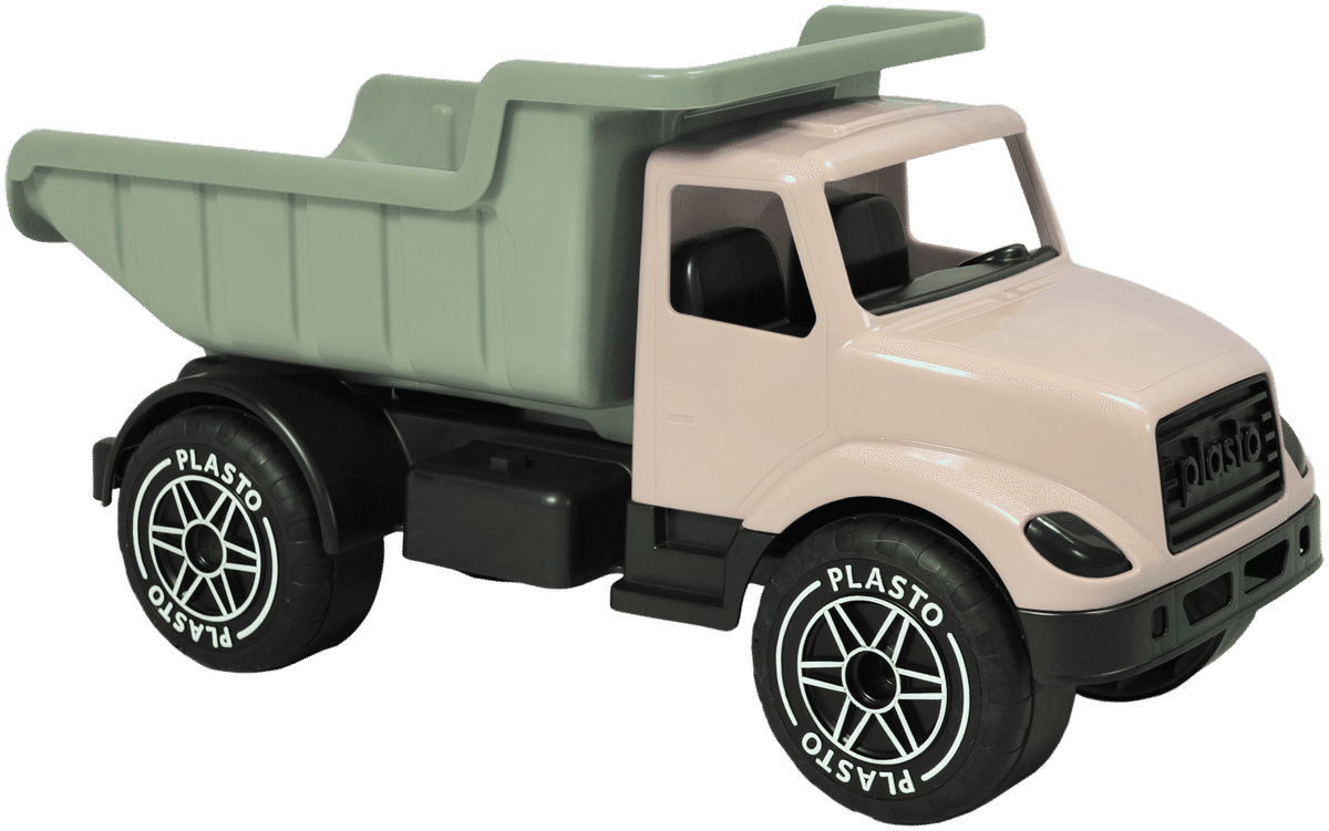 Plasto iso kuorma-auto, pehmeät ja hiljaiset pyörät, "soft colours", 60 ...