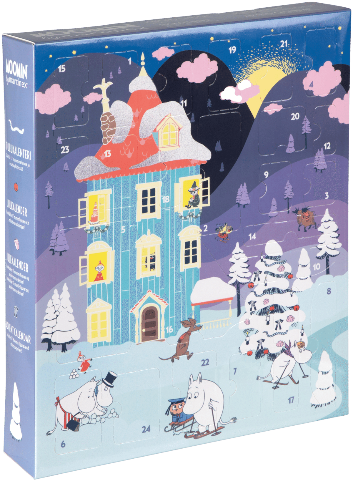 Martinex Muumi lelujoulukalenteri 2025 | Prisma.fi-verkkokauppa