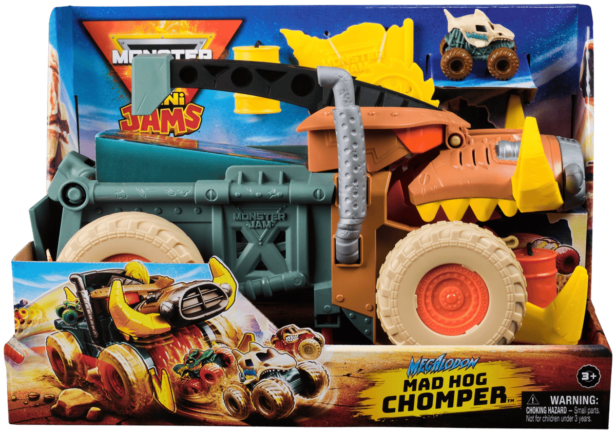 Monster Jam Mini Mad Hog Sweeper leikkisetti | Prisma.fi-verkkokauppa