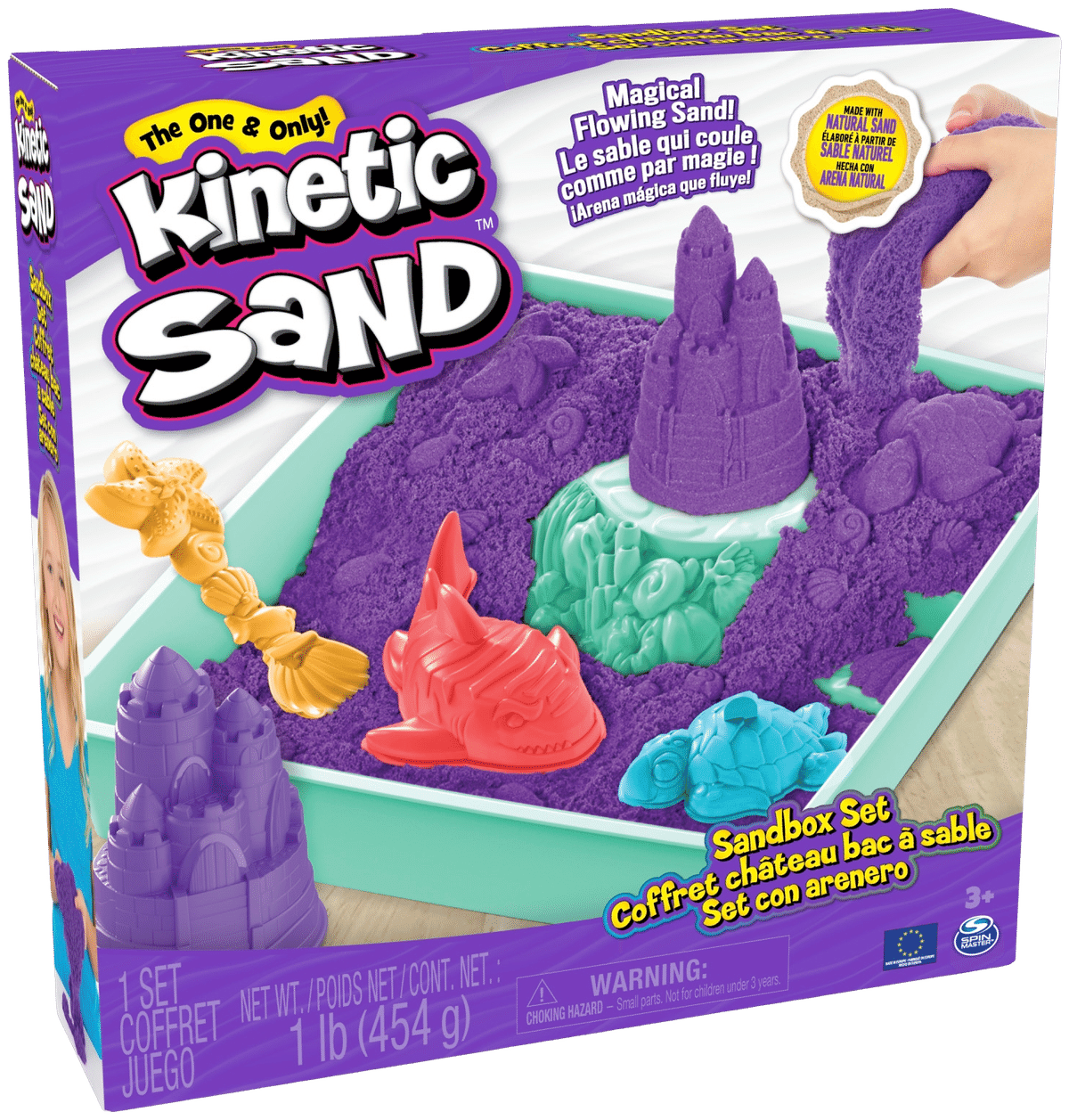 Kinetic Sand hiekkalaatikkosetti violetti | Prisma.fi-verkkokauppa