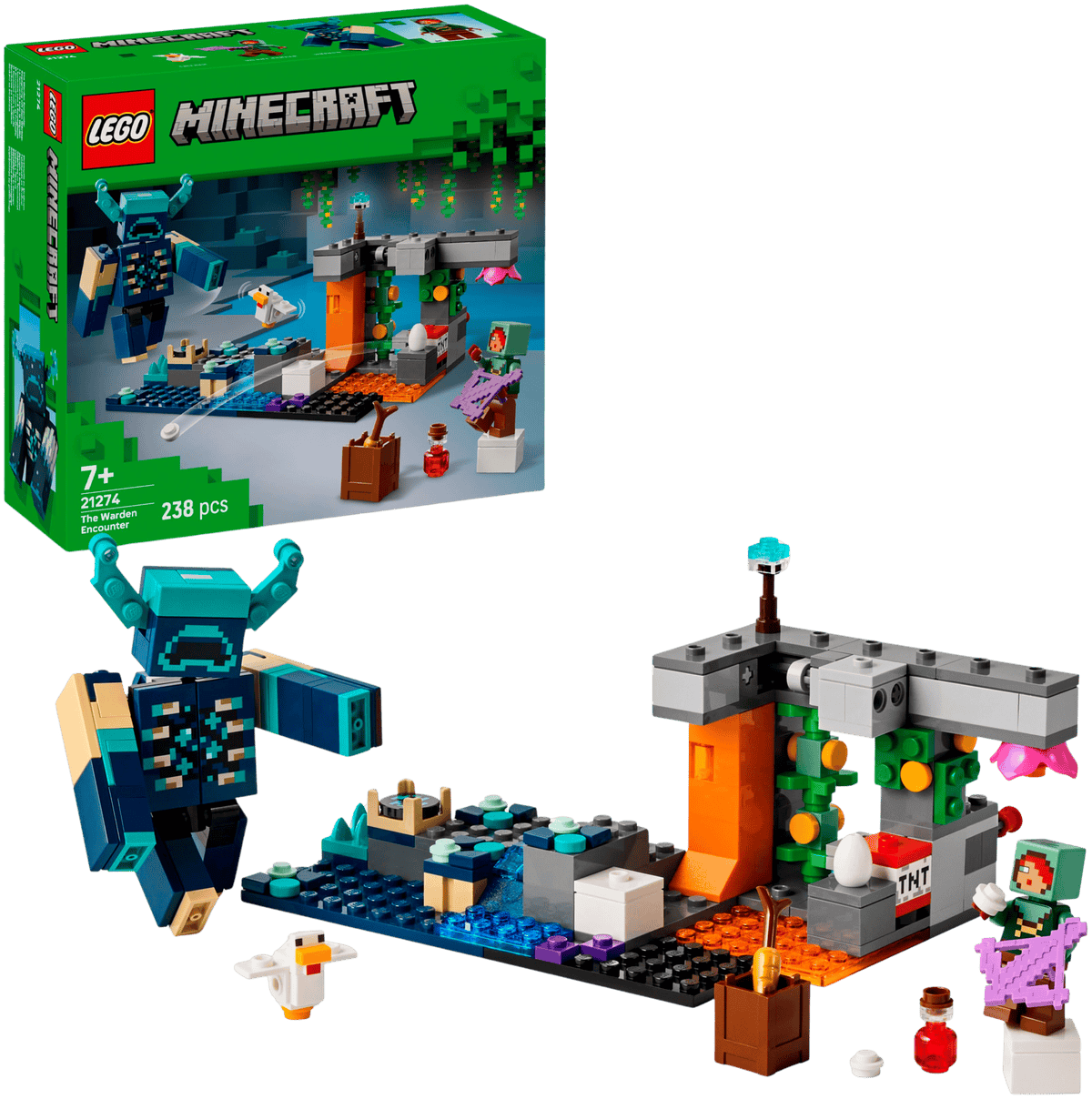 LEGO® Minecraft 21274 Vartijan kohtaaminen | Prisma.fi-verkkokauppa