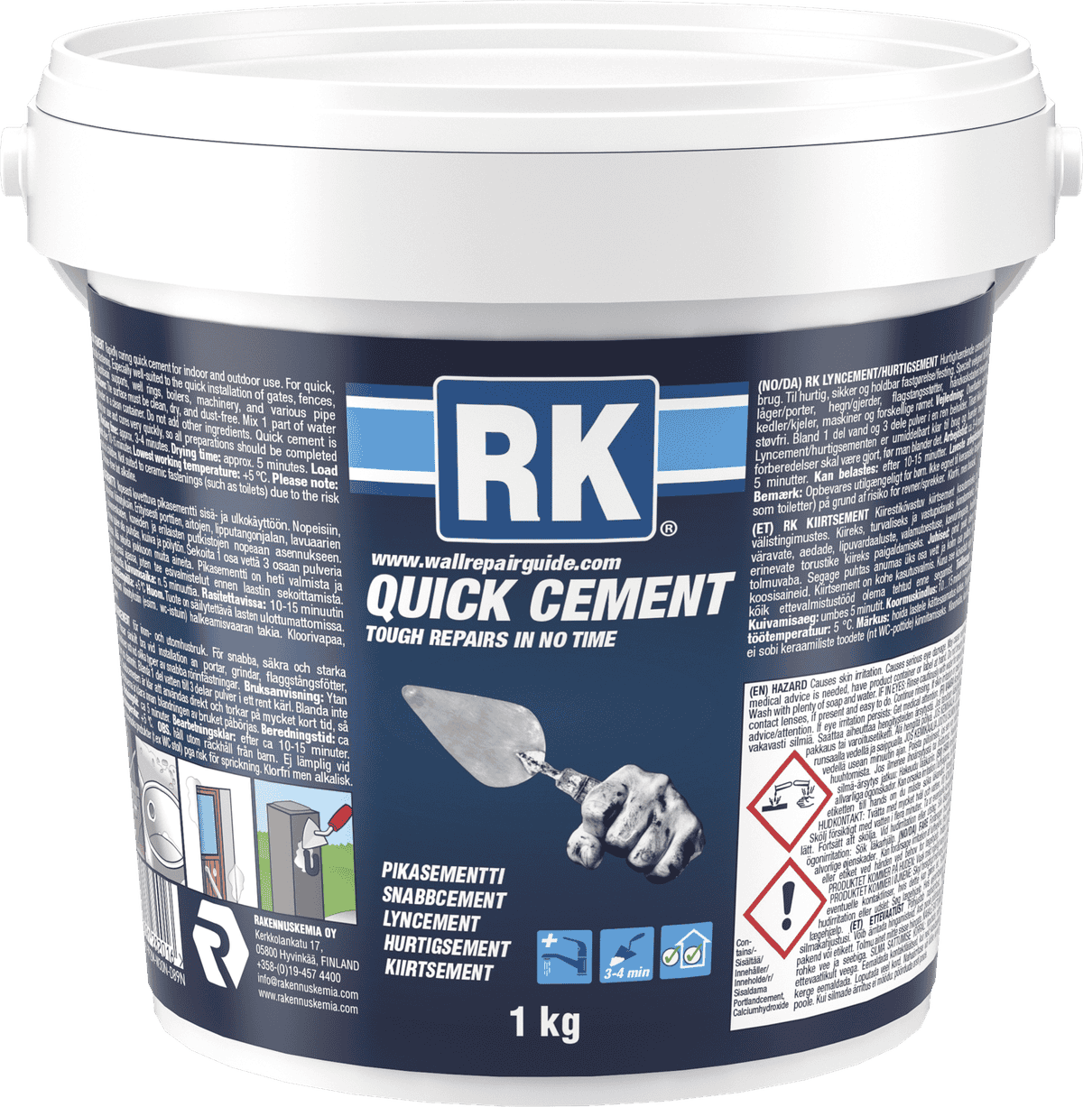 Rakennuskemia pikasementti 1 kg Quick Cement | Prisma.fi-verkkokauppa