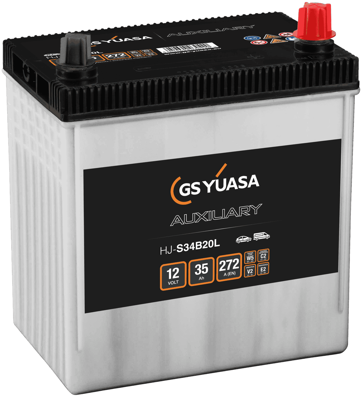 YUASA auton apuakku AGM 35Ah | Prisma.fi-verkkokauppa