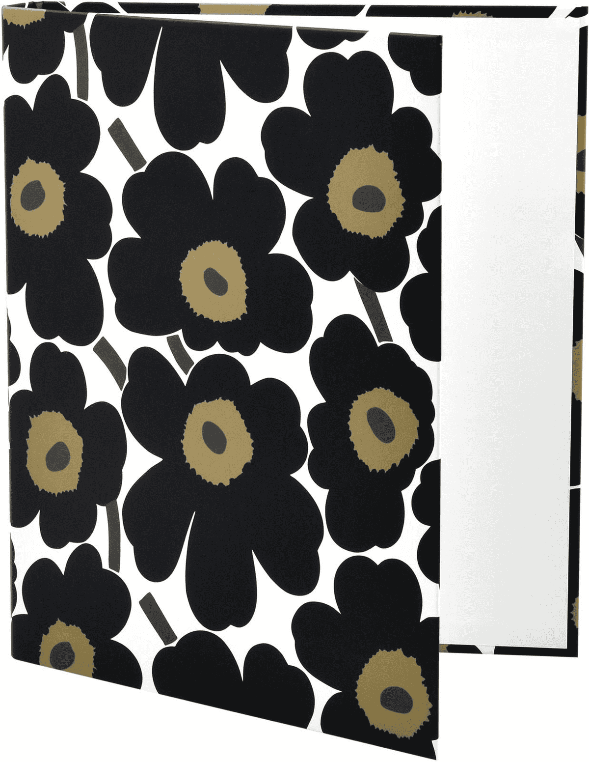 Marimekko rengaskansio A4 Unikko musta 4 cm | Prisma.fi-verkkokauppa