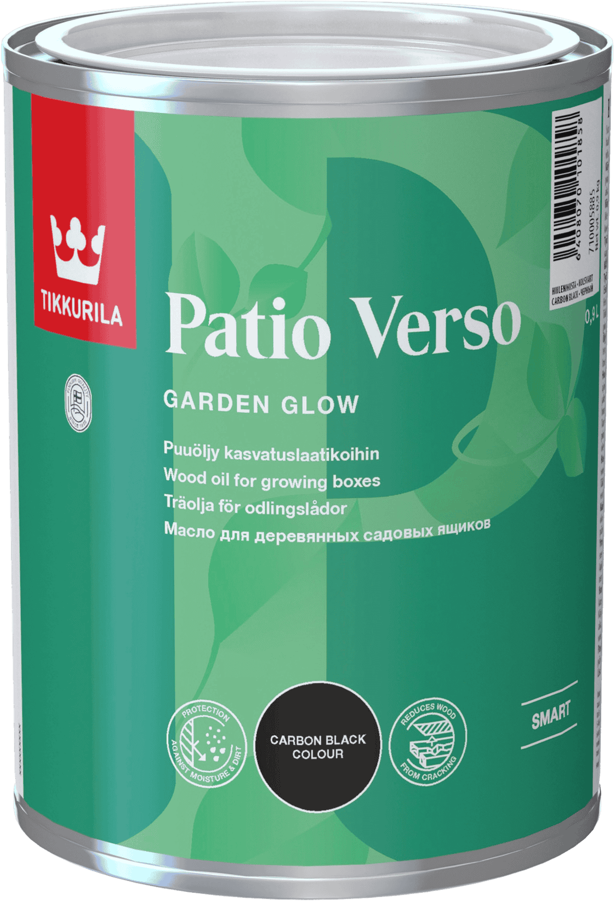 Tikkurila puuöljy Patio Verso 0,9 l hiilenmusta | Prisma.fi-verkkokauppa