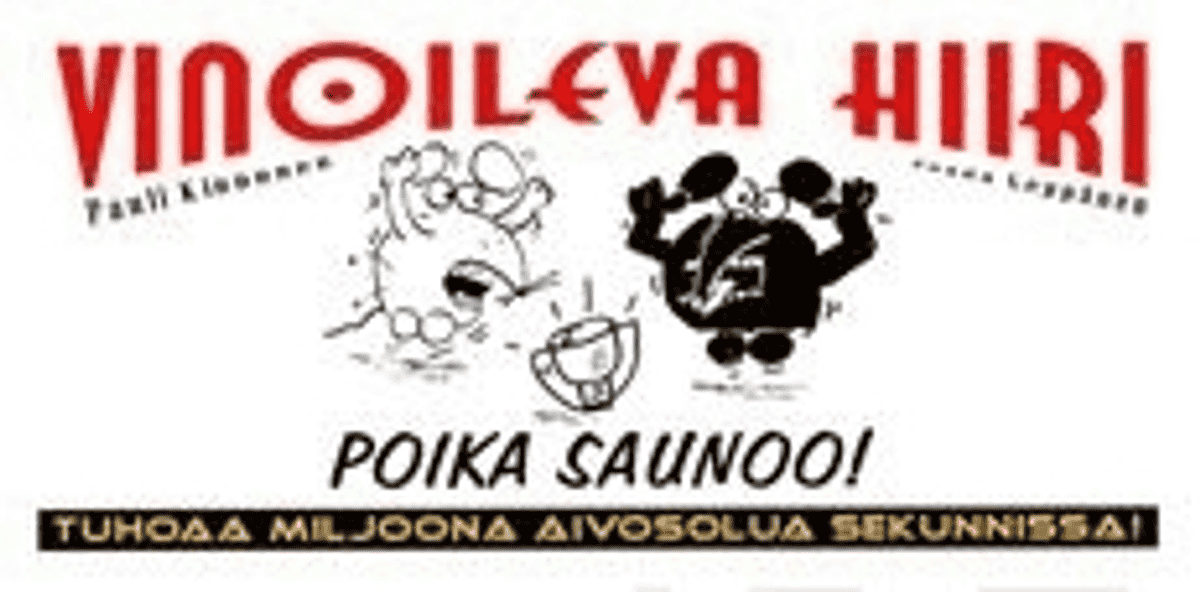 Kinnunen, Vinoileva hiiri - poika saunoo! | Prisma.fi-verkkokauppa