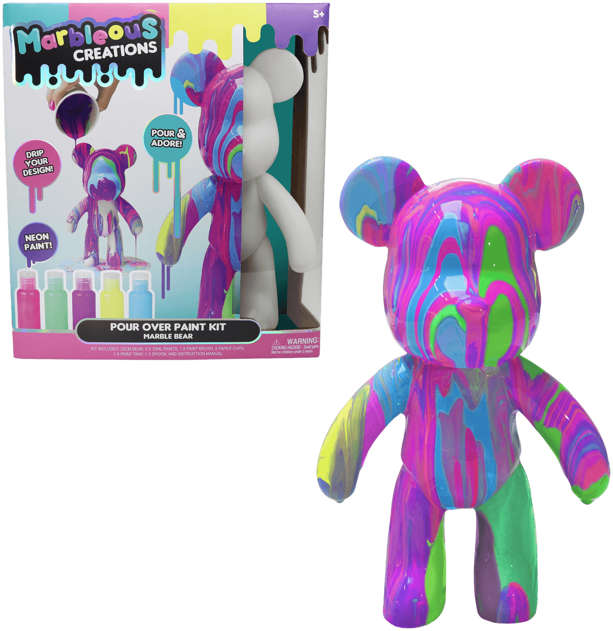 Marbleous Marble Bear Pouring Kit | Prisma.fi-verkkokauppa