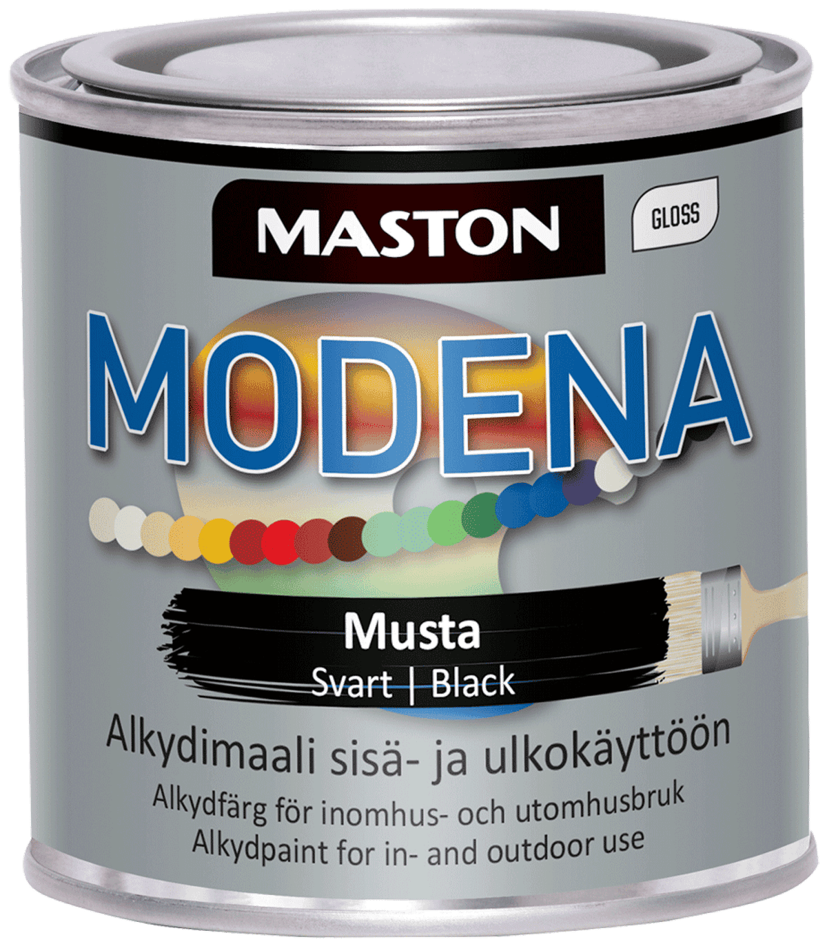 Maston maali Modena musta 250 ml | Prisma.fi-verkkokauppa