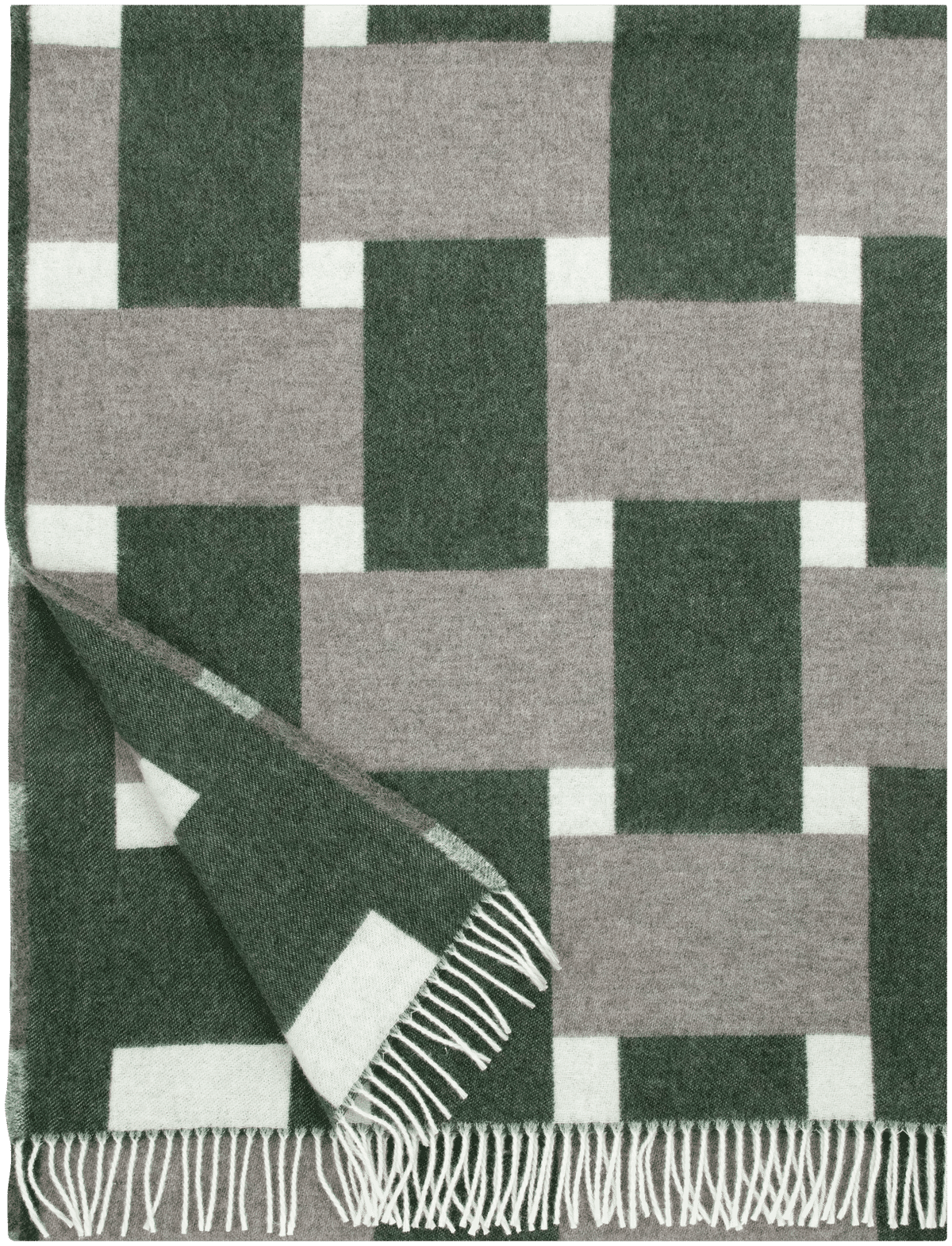 Lapuan Kankurit Punos huopa 130x180cm+hapsut beige-oliivi-valkoinen 100 ...