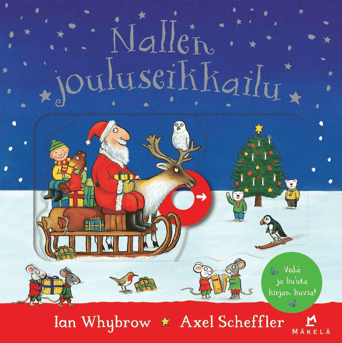 Whybrow, Nallen jouluseikkailu -vetoluukkukirja | Prisma.fi-verkkokauppa