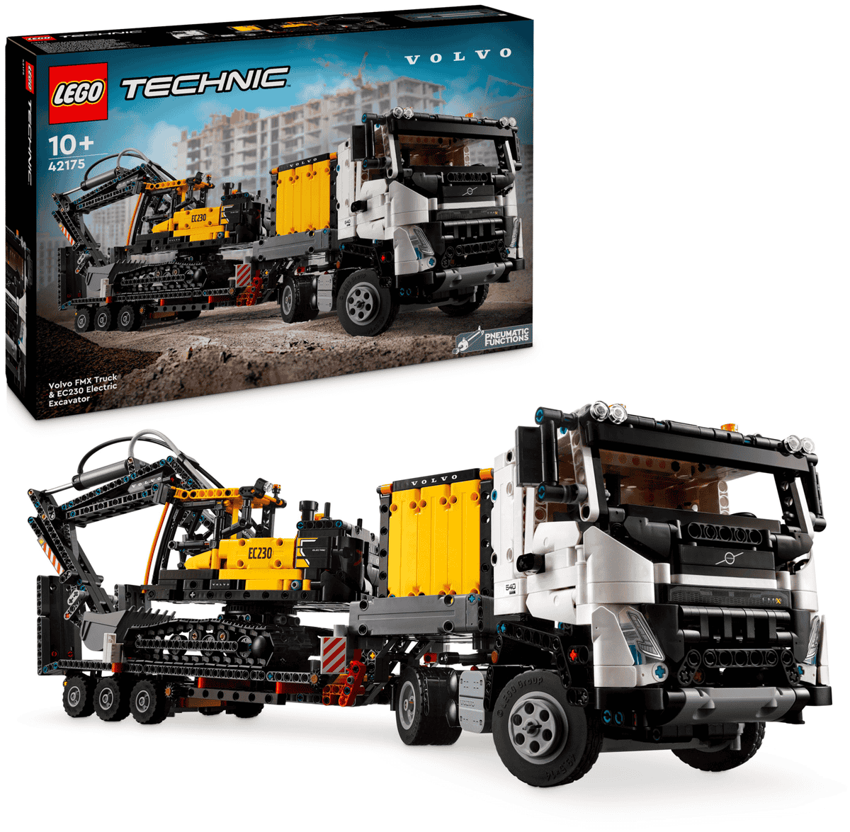 LEGO® Technic 42175 - Volvo FMX kuorma-auto ja EC230 Electric kaivukone ...