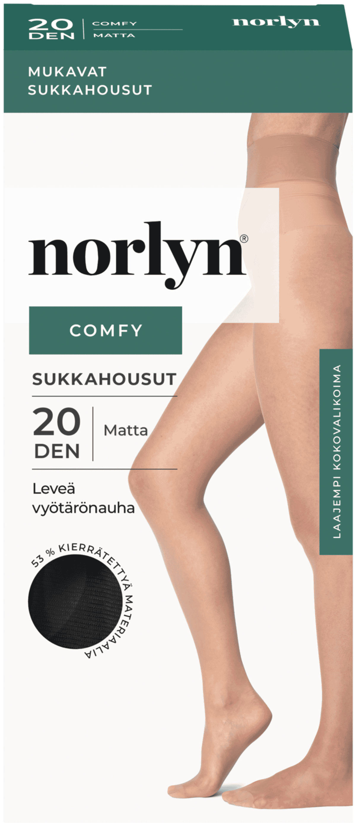 Norlyn naisten sukkahousut 20 den comfy musta, koko 36-40 | Prisma.fi ...