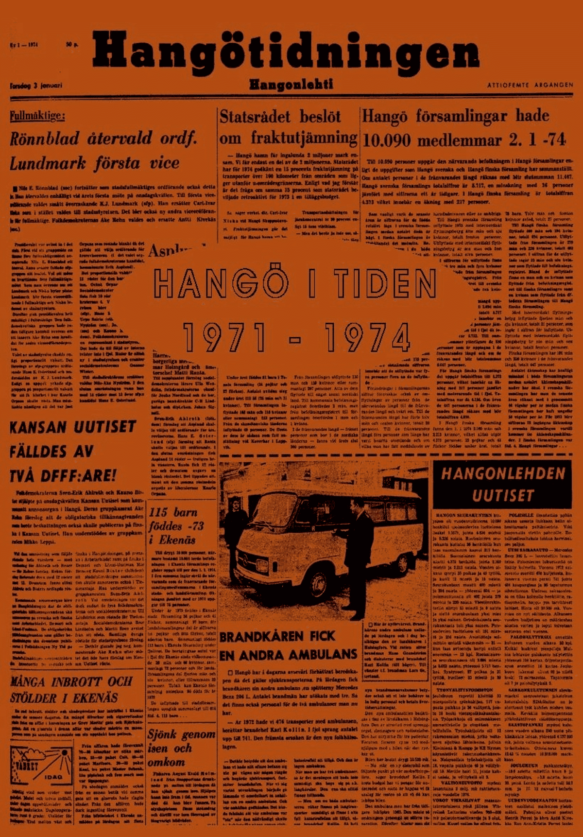 Hangö i tiden 1971-1974 | Prisma.fi-verkkokauppa