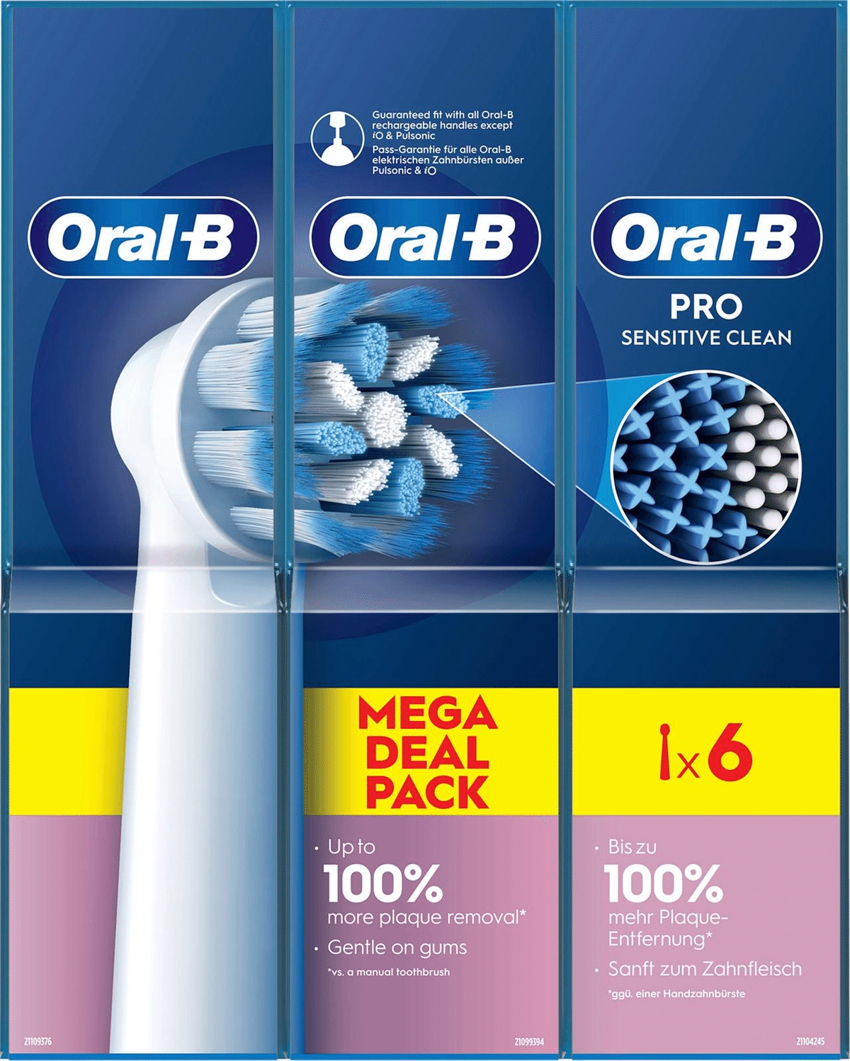 Oral-B PRO Sensitive Clean 2+2+2kpl vaihtoharja | Prisma.fi-verkkokauppa