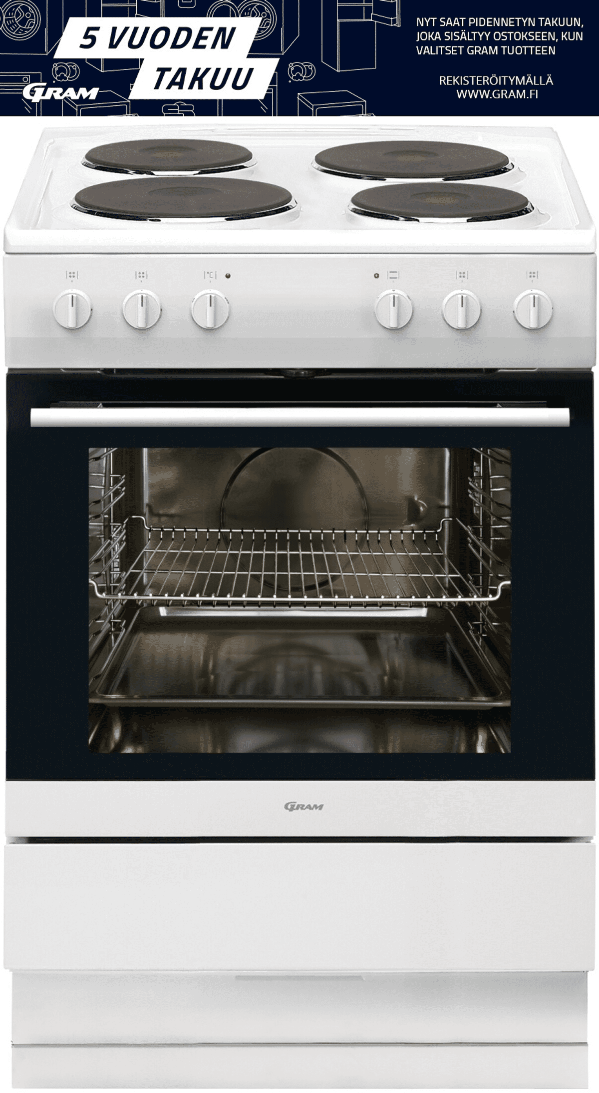 Gram lattialiesi valurauta 60 cm EKM 3600-90 valkoinen | Prisma.fi ...