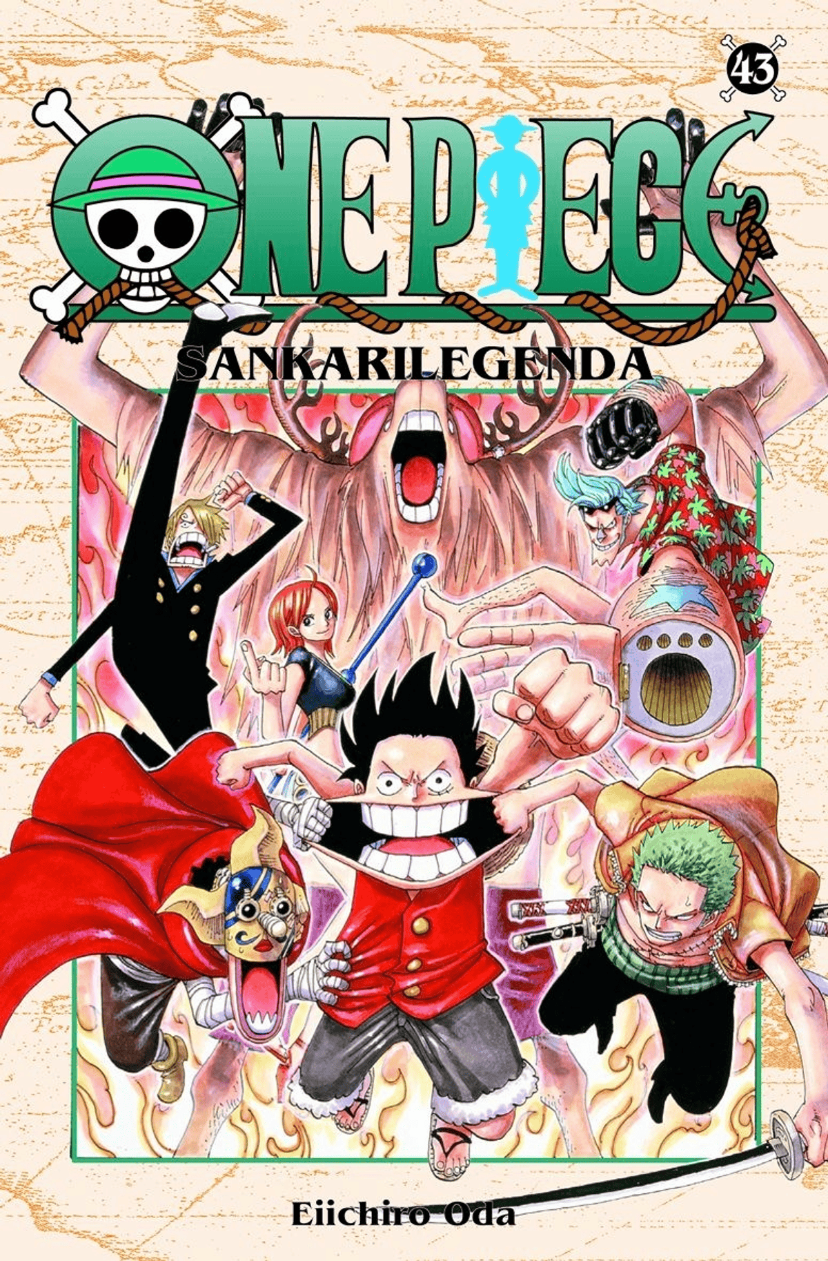 Oda, One piece 43 - sankarilegenda | Prisma.fi-verkkokauppa