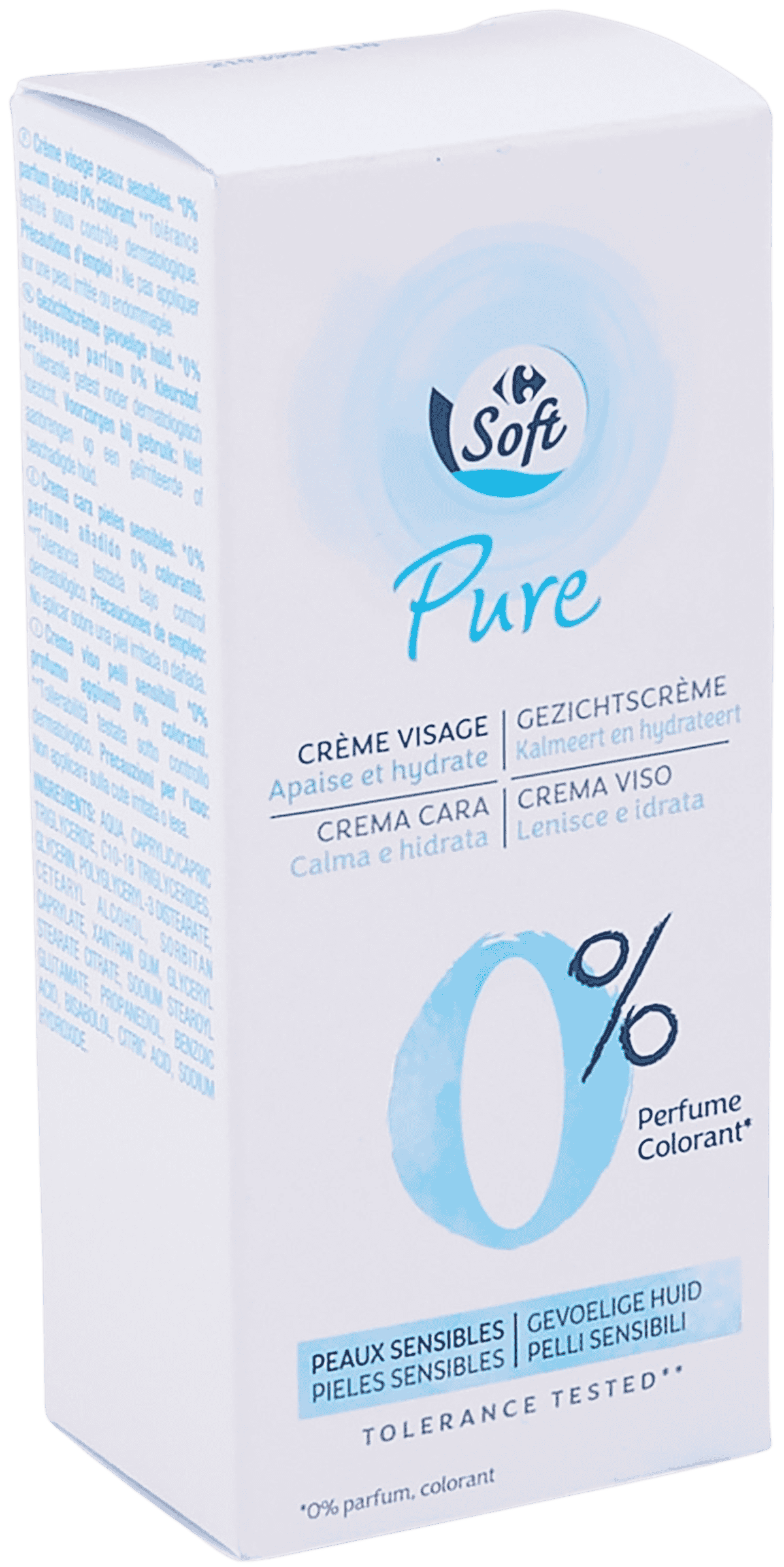 Carrefour Soft Pure face cream kasvovoide 50ml | Prisma.fi-verkkokauppa