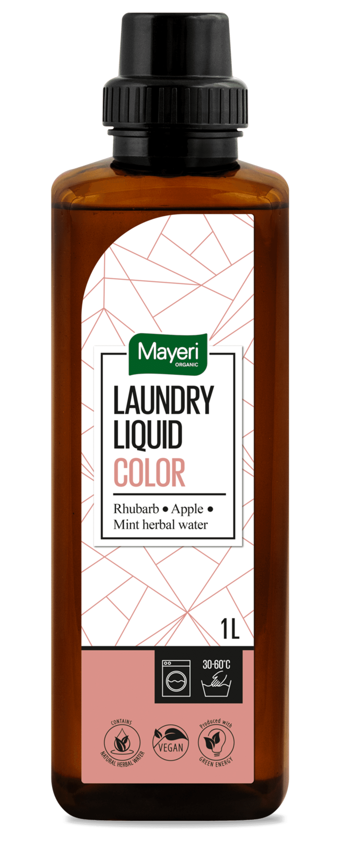 Mayeri Organic pyykinpesuneste Color rhubarb & appple - Mint herbal ...