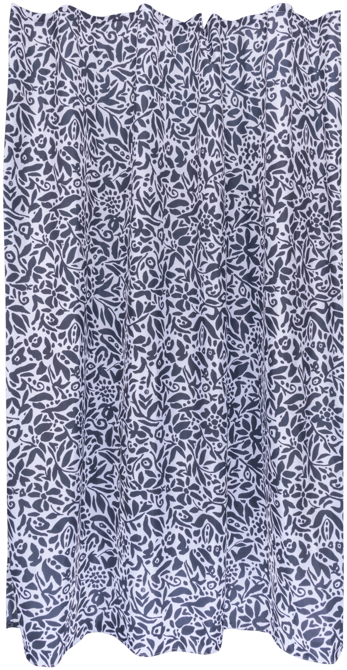 House suihkuverho Takapiha 180 x 200 cm mustavalkoinen PatternLab ...