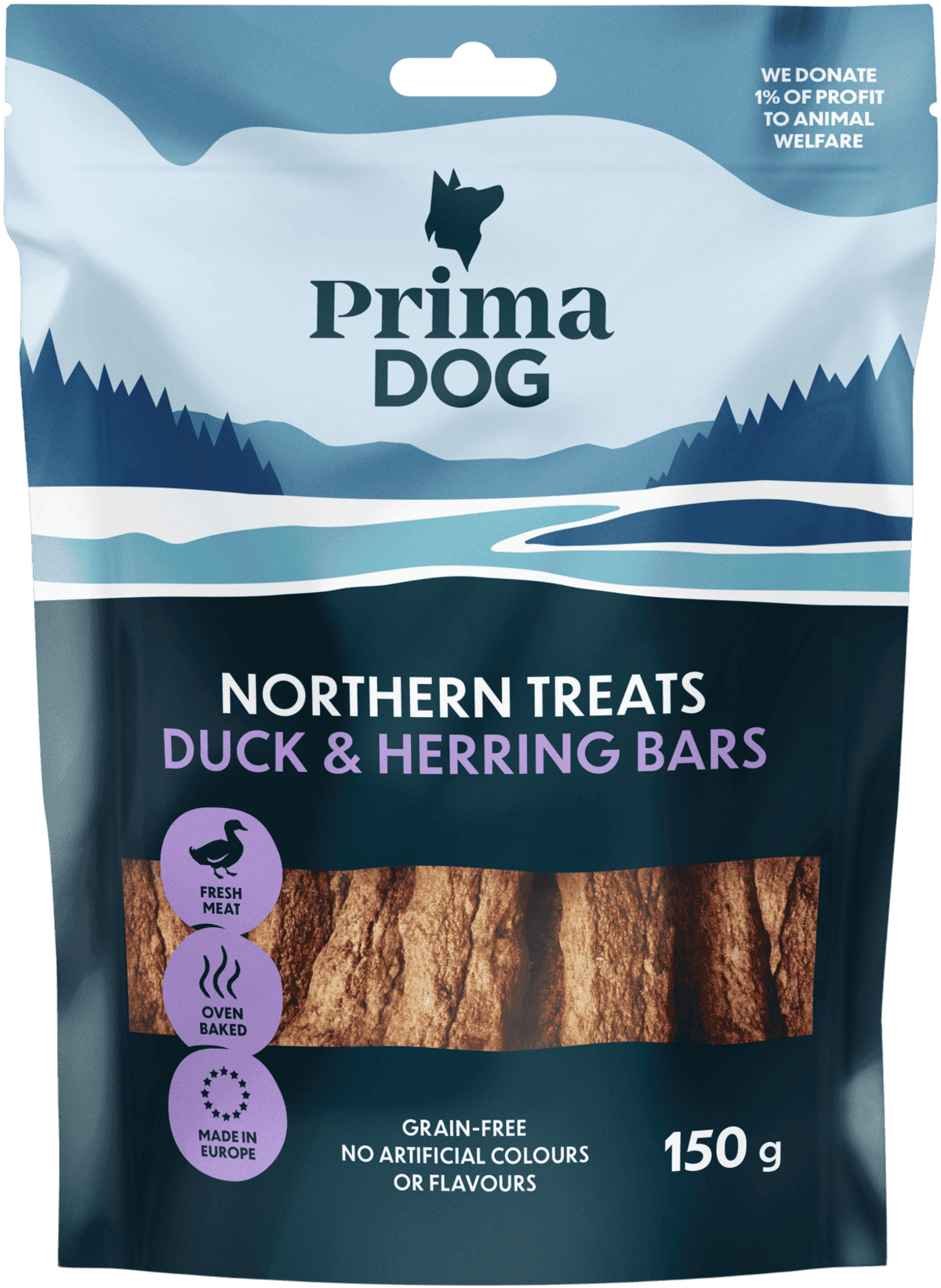 PrimaDog Northern Treats Ankka-sillitanko 150 g | Prisma.fi-verkkokauppa