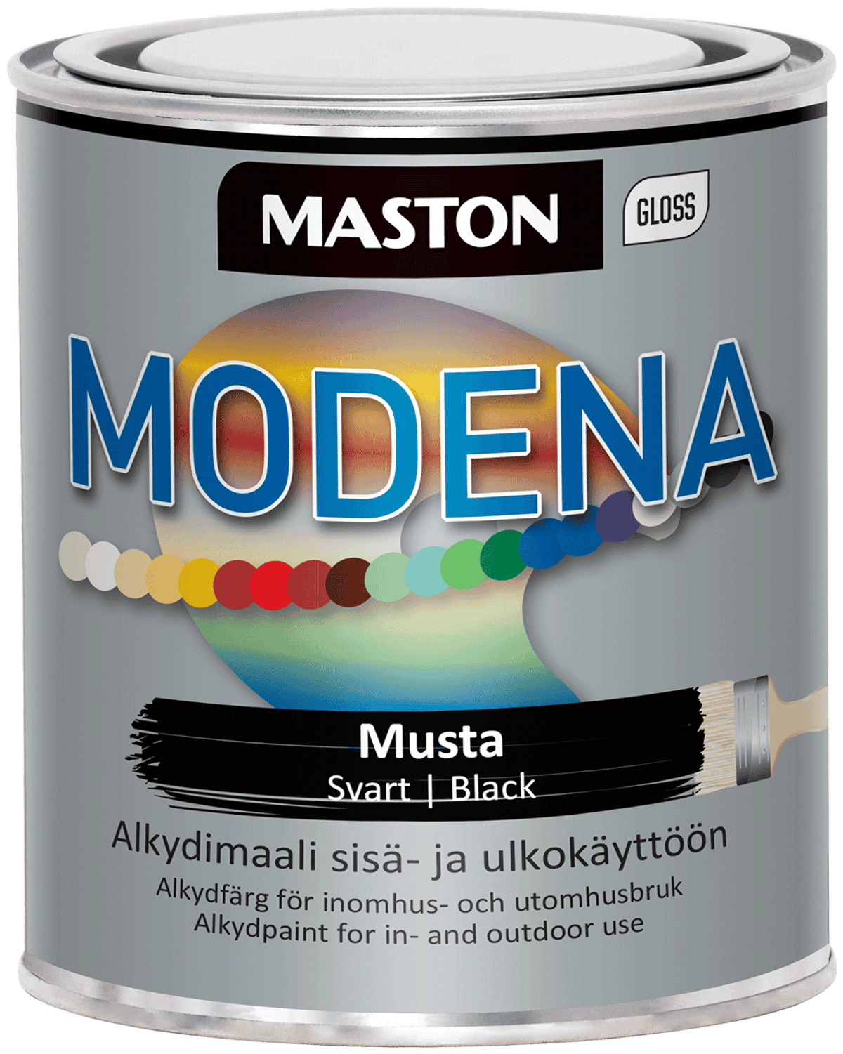 Maston maali Modena musta 1 l | Prisma.fi-verkkokauppa