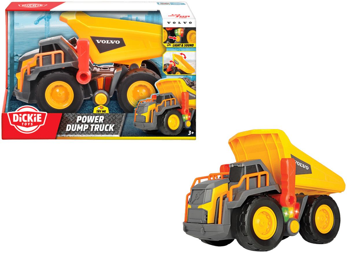 Dickie Toys Volvo Power Kippiauto valoin ja äänin | Prisma.fi-verkkokauppa