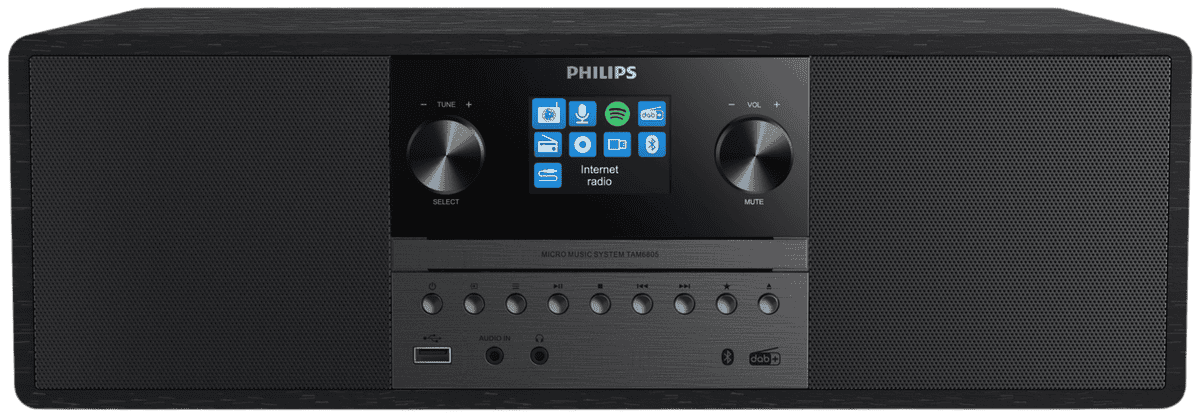 Philips mikrohifijärjestelmä TAM6805 musta | Prisma.fi-verkkokauppa