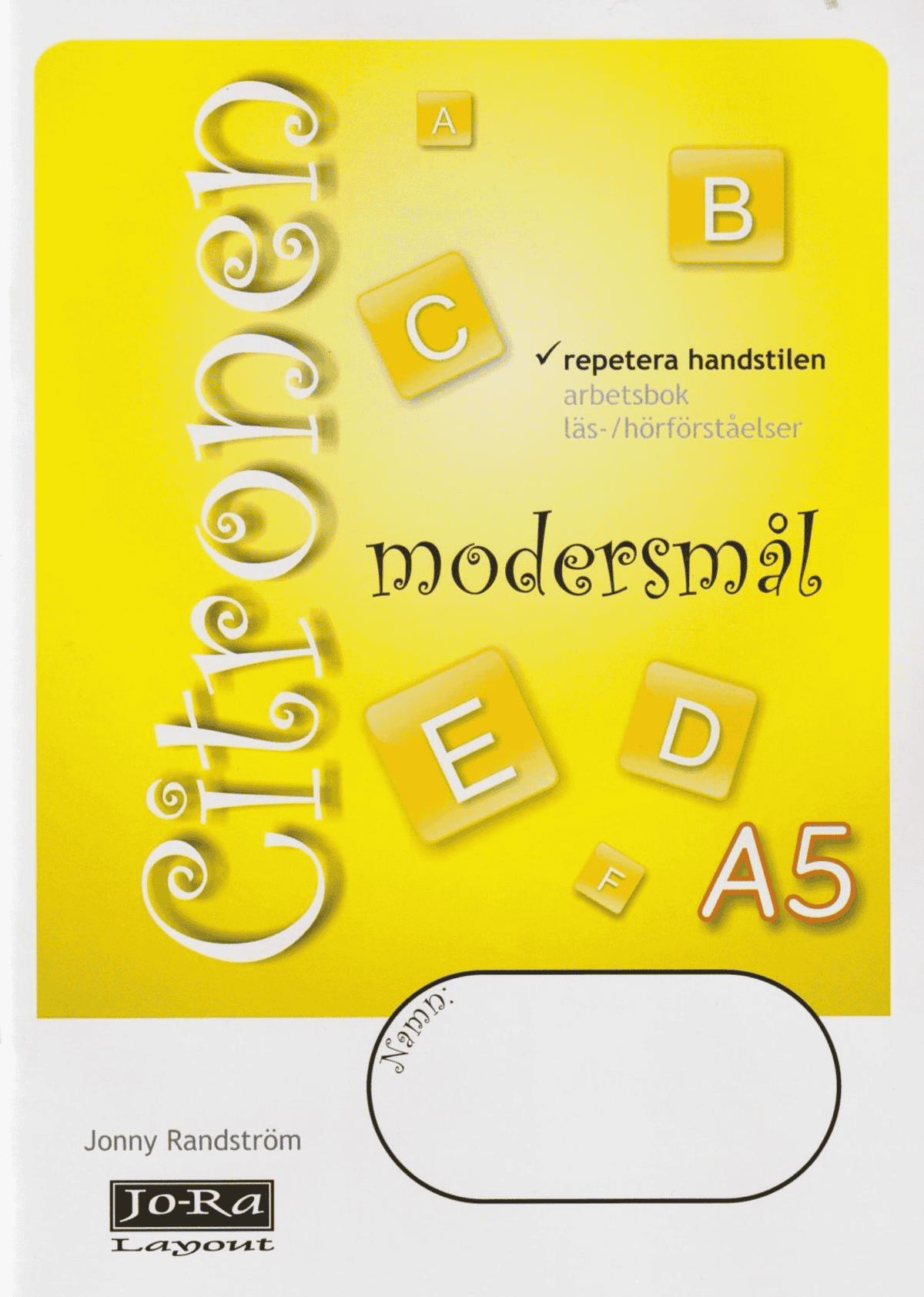 Randström, Citronen Repetera handstilen Mini - Modersmål, arbetsbok ...