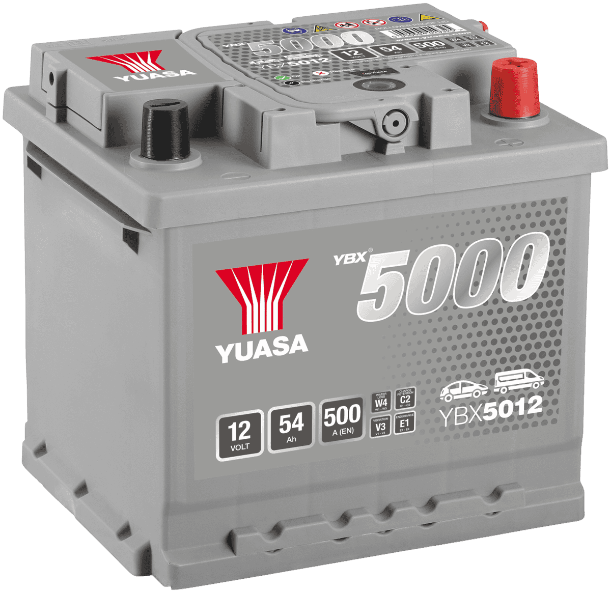 YUASA auton käynnistysakku 54Ah | Prisma.fi-verkkokauppa