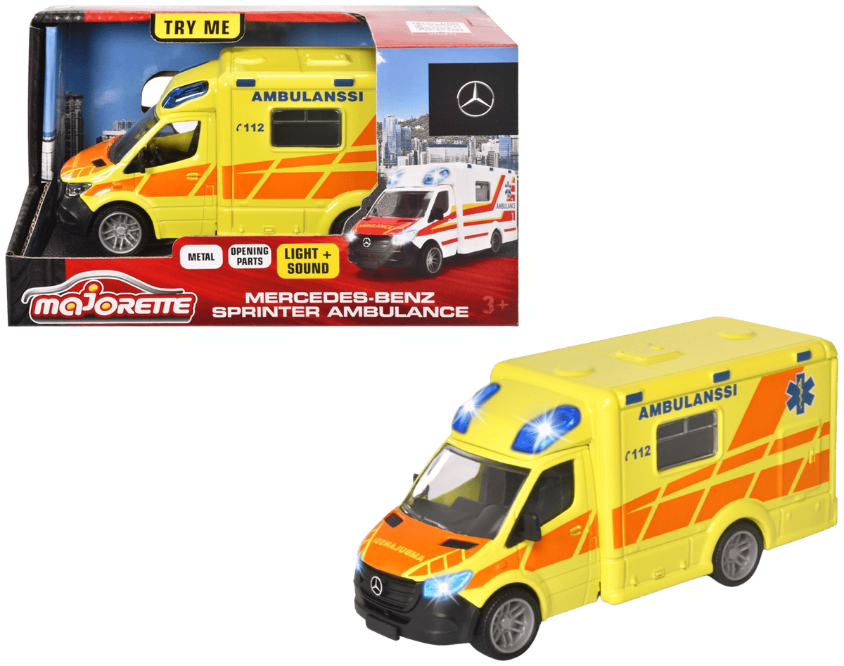 Majorette Grand Series Mercedes-Benz Sprinter, suomalainen ambulanssi ...