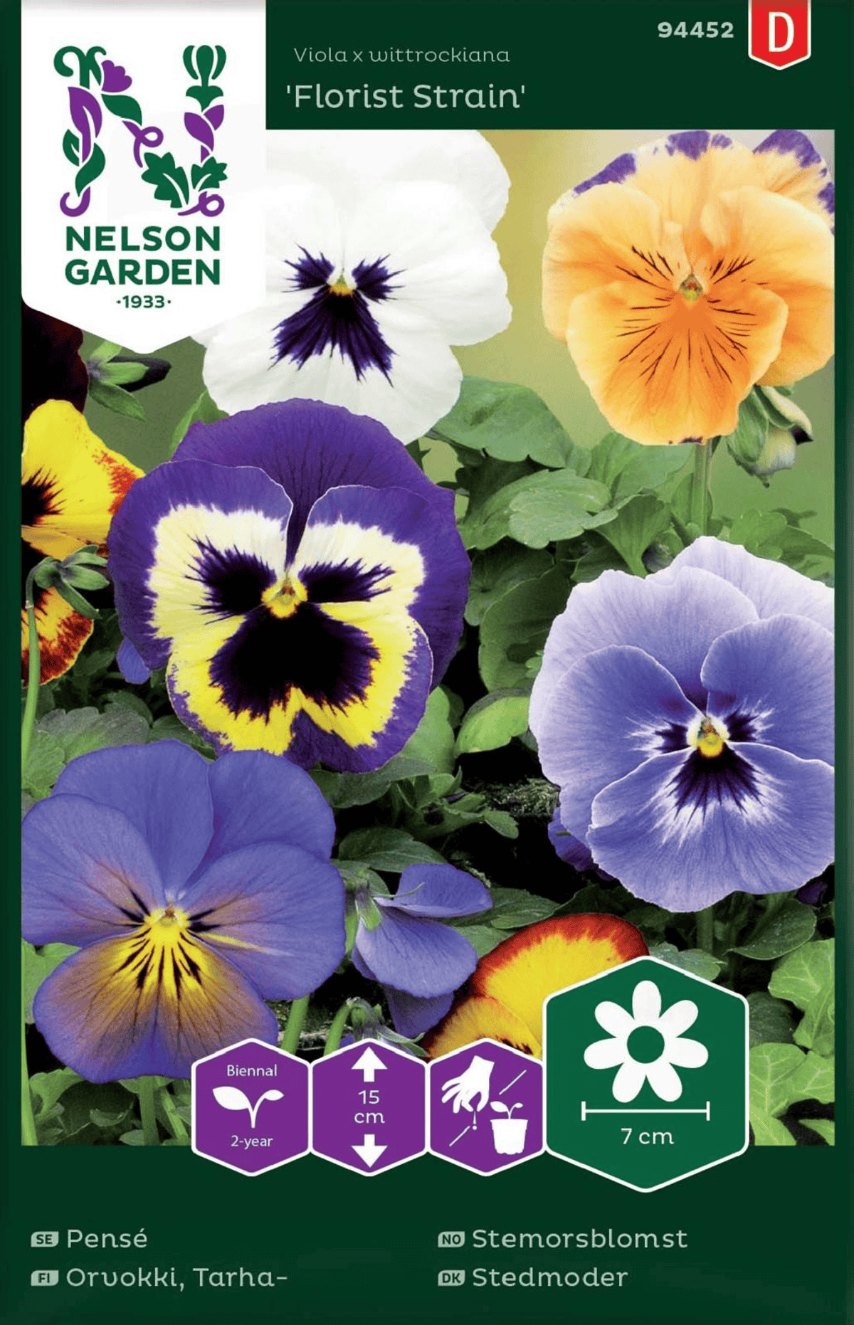 Nelson Garden Siemen Orvokki, Tarha-, Florist Strain,Jättiläi | Prisma ...