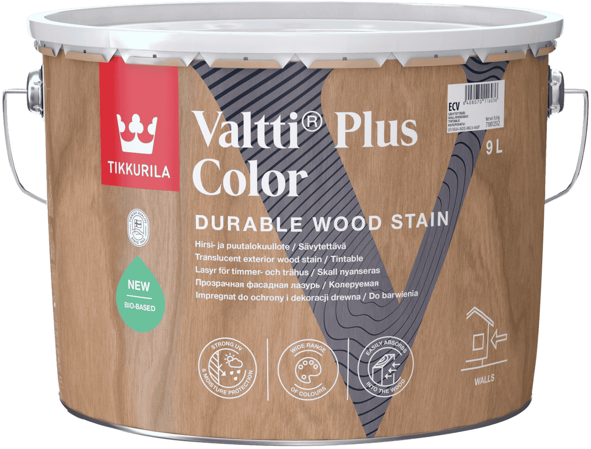 Tikkurila kuullote Valtti Plus Color 9 l ECV sävytettävä | Prisma.fi ...
