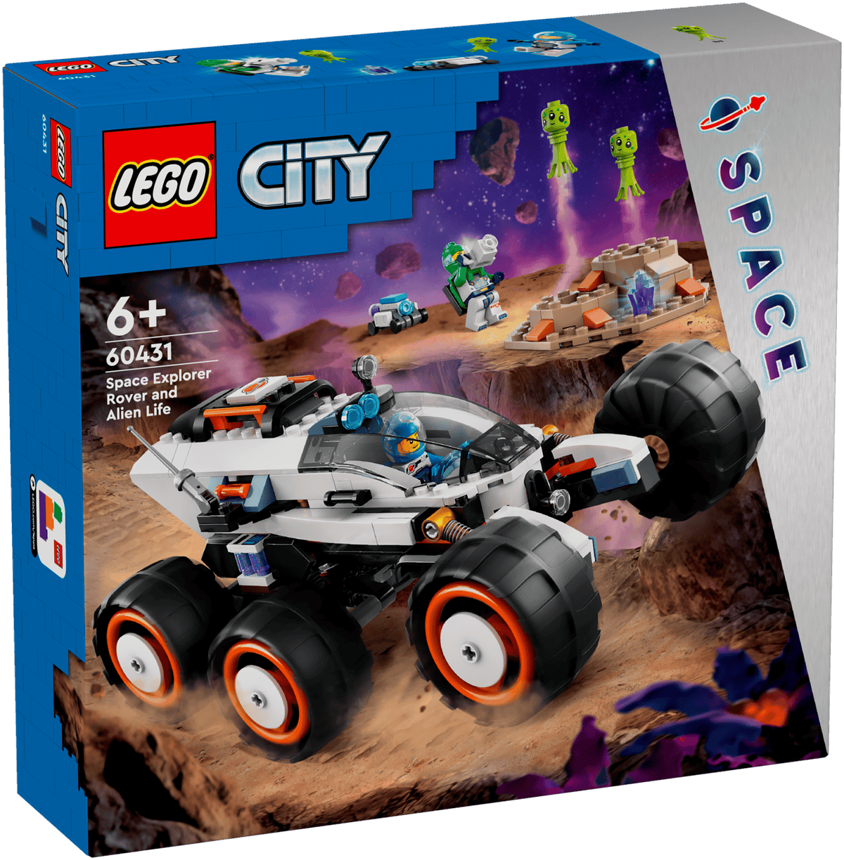 LEGO City Space 60431 Avaruustutkimuskulkija ja vieras elämänmuoto ...