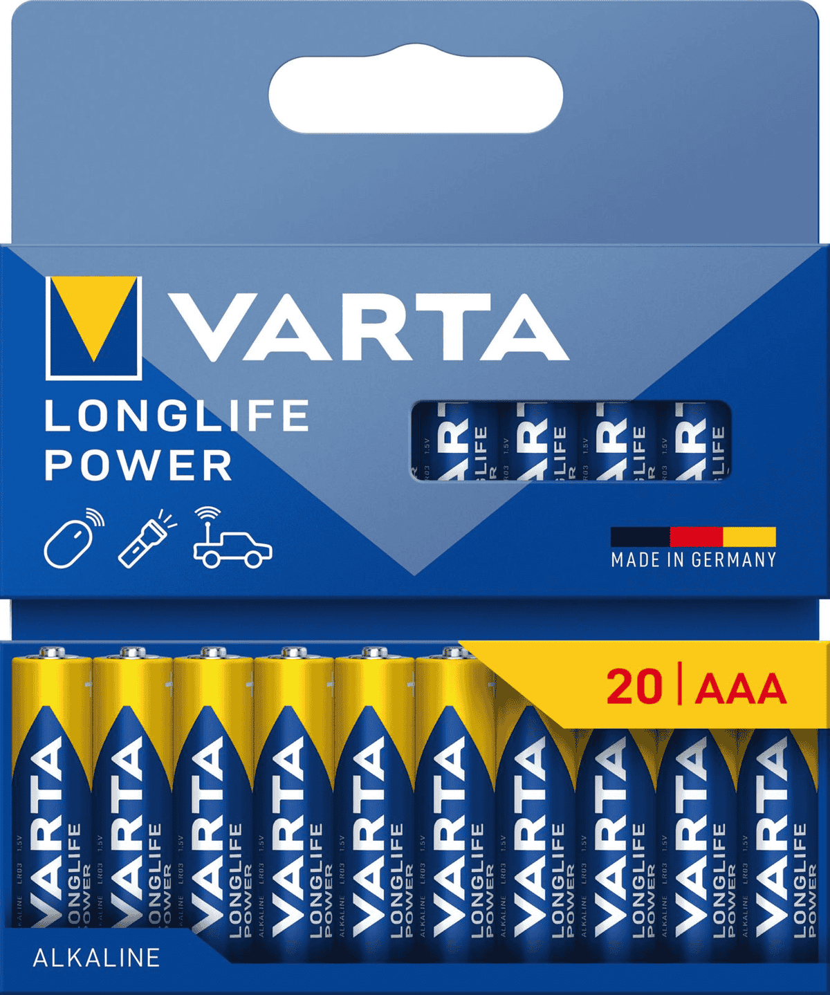 Varta Longlife Power AAA 20pack | Prisma.fi-verkkokauppa
