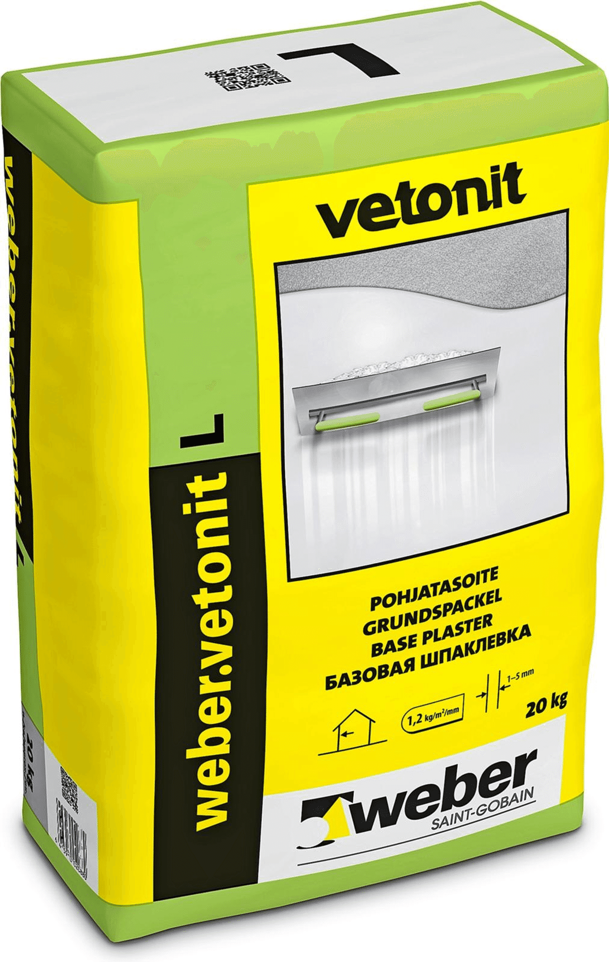 Weber Vetonit L pohjatasoite 20kg | Prisma.fi-verkkokauppa
