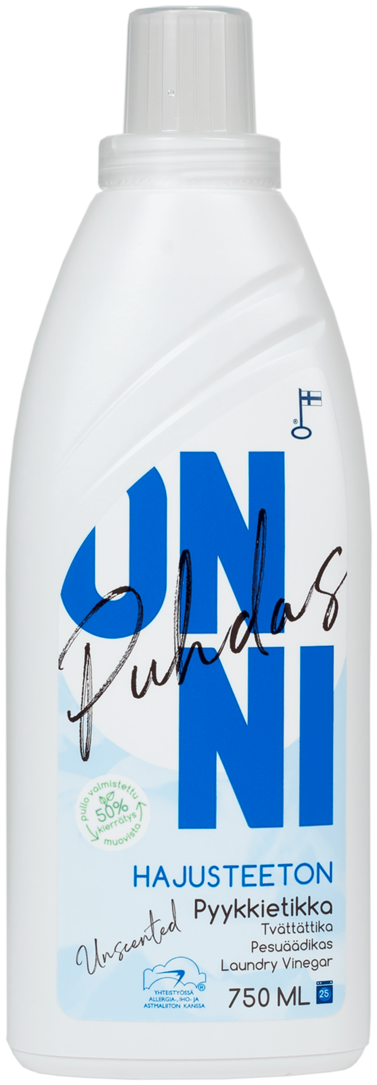 Puhdas ONNI Pyykkietikka Hajusteeton 750 ML | Prisma.fi-verkkokauppa