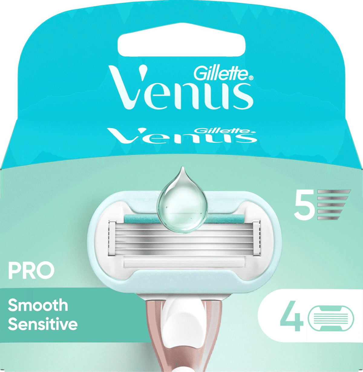 Gillette Venus Pro Smooth Sensitive 4kpl terä | Prisma.fi-verkkokauppa
