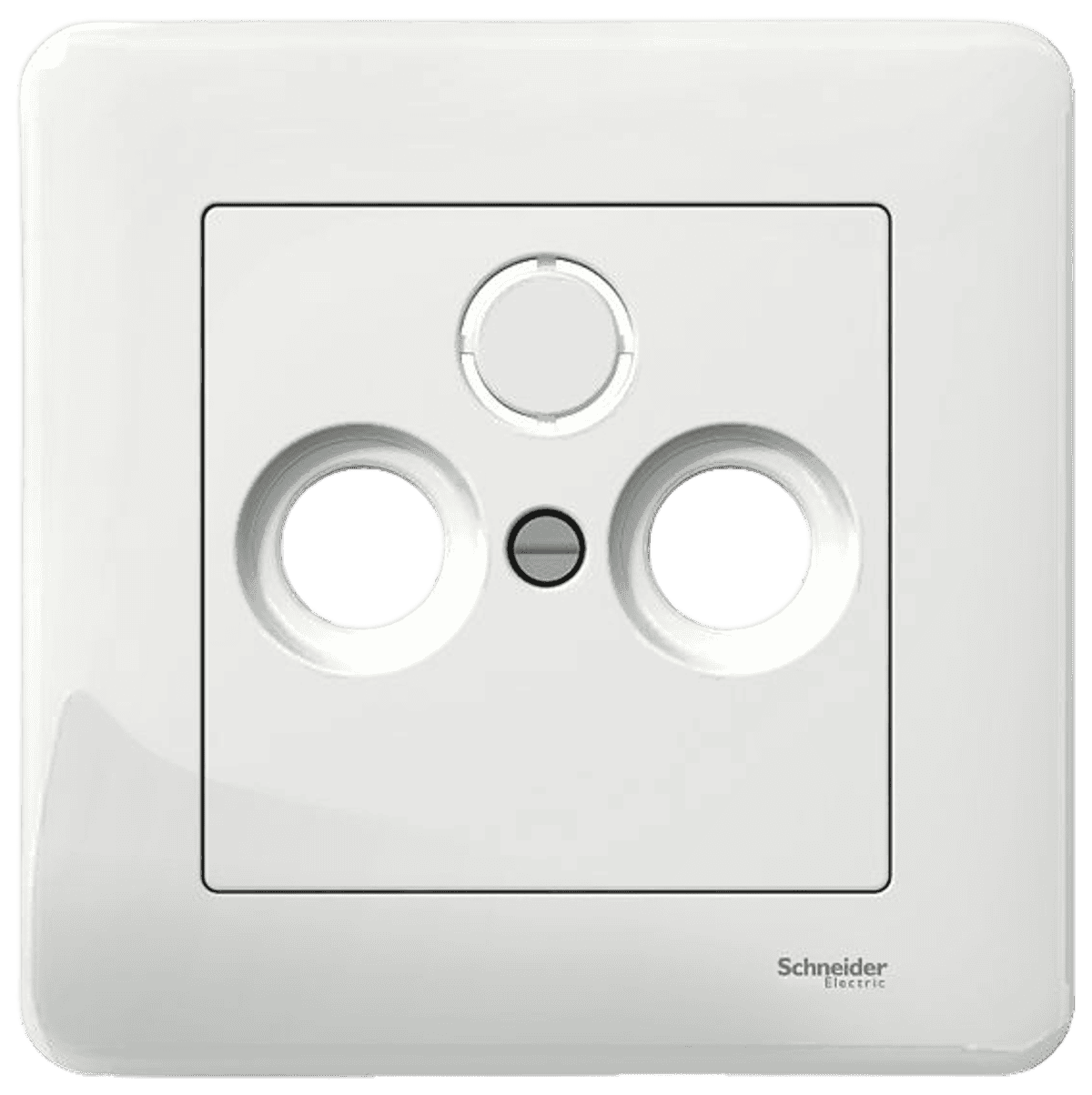 Schneider Exxact antennikeskiölevy, valkoinen | Prisma.fi-verkkokauppa