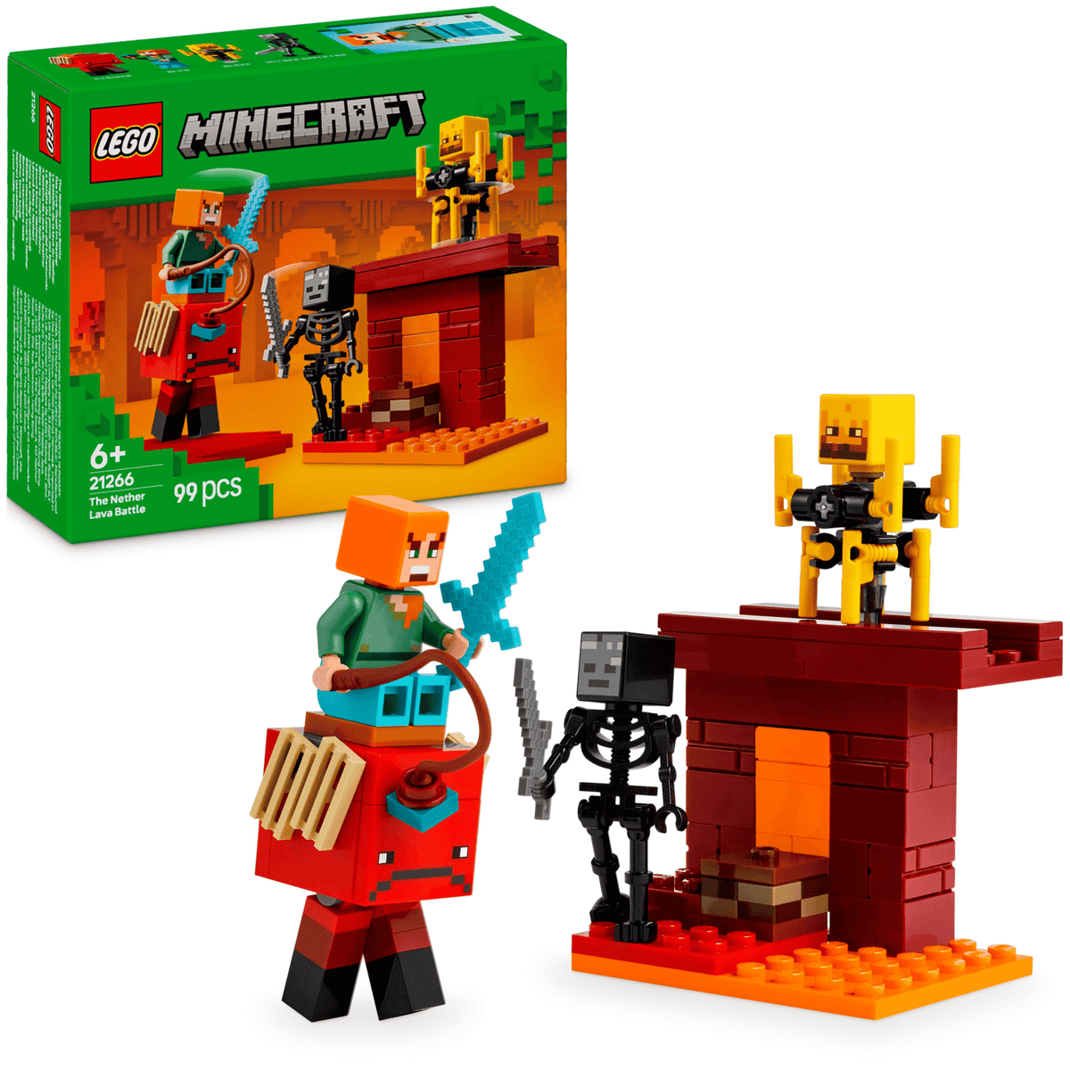 LEGO® Minecraft 21266 Hornan laavataistelu | Prisma.fi-verkkokauppa