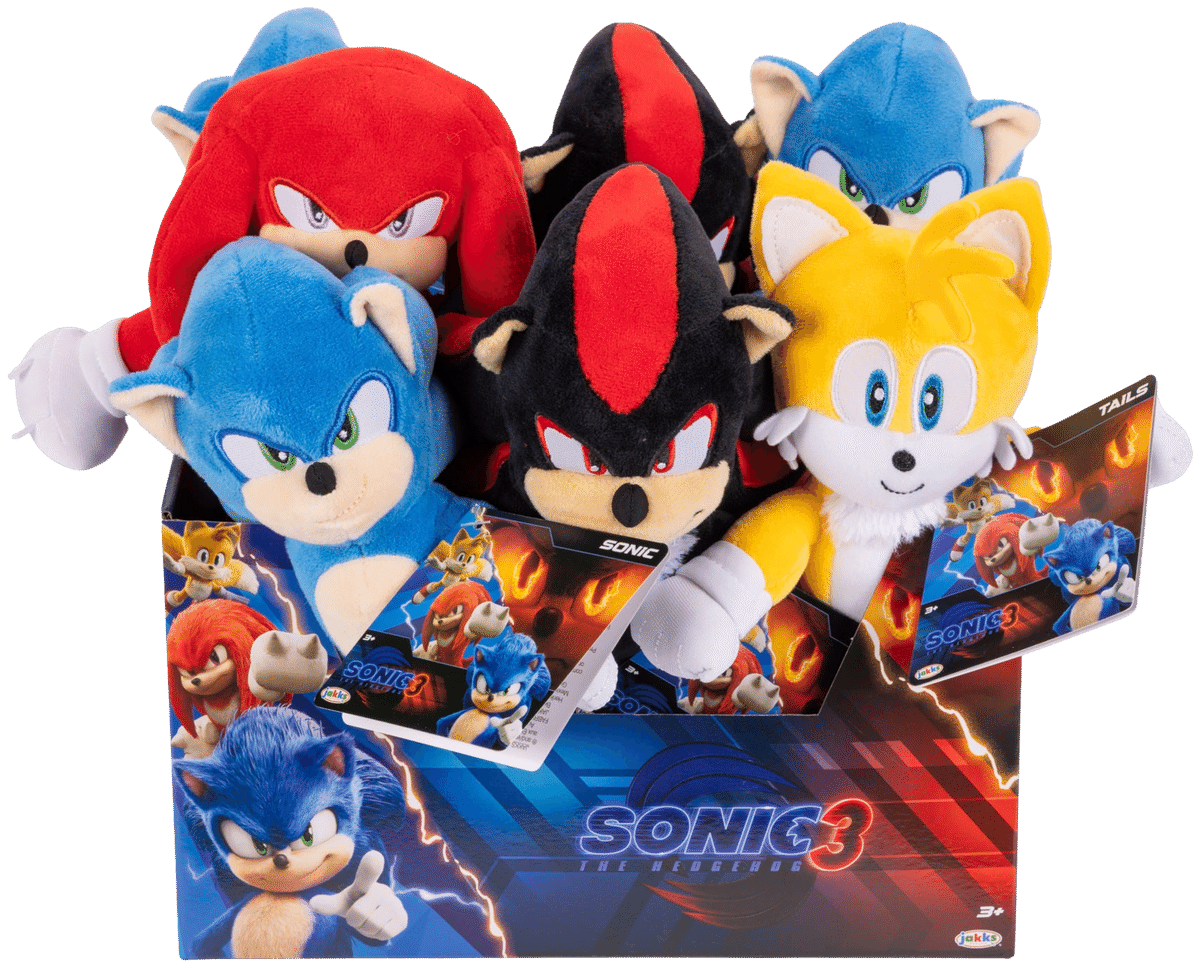 Sonic 3 Movie pehmolelu 23 cm Basic Plush | Prisma.fi-verkkokauppa
