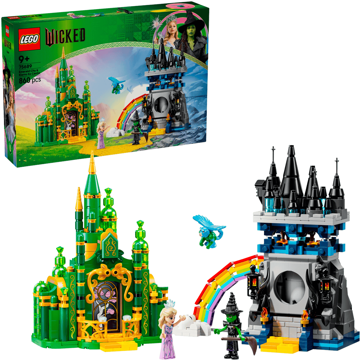 LEGO® Wicked 75689 Emerald City ja Kiamo Ko ‑linna | Prisma.fi-verkkokauppa