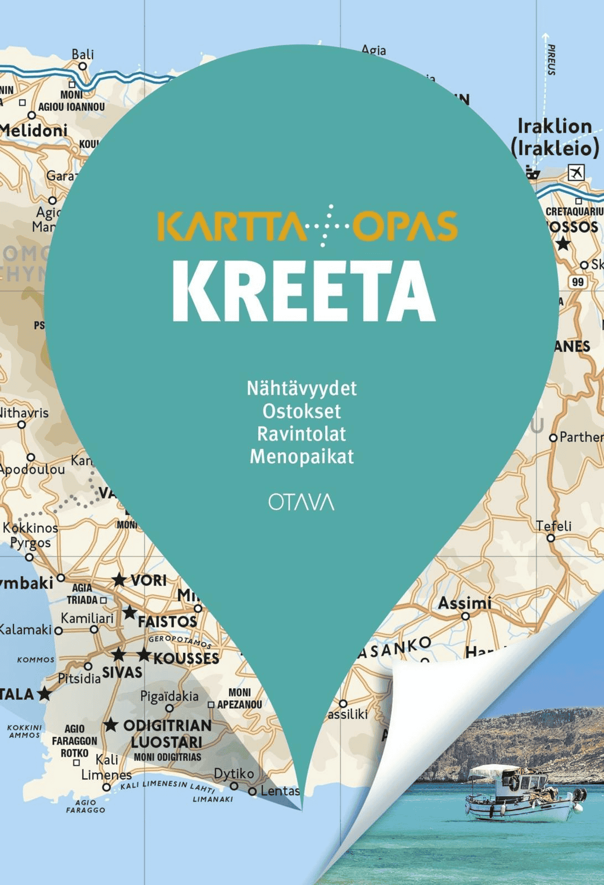 Kreeta - Kartta + opas | Prisma.fi-verkkokauppa