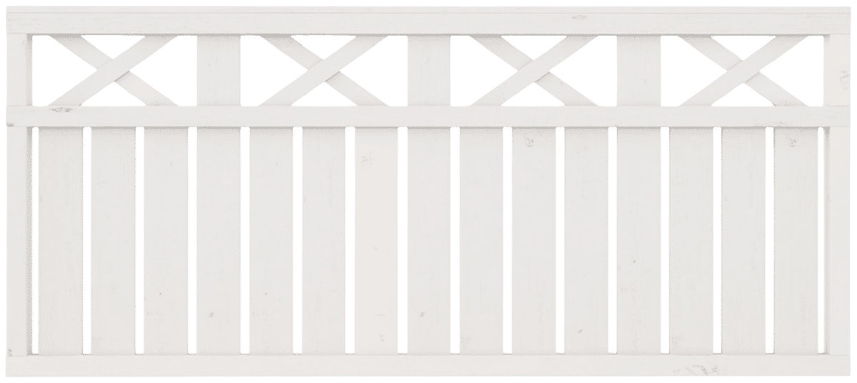 Miljöörakennus aitaelementti valkoinen 183 x 80 x 4,5 cm | Prisma.fi ...