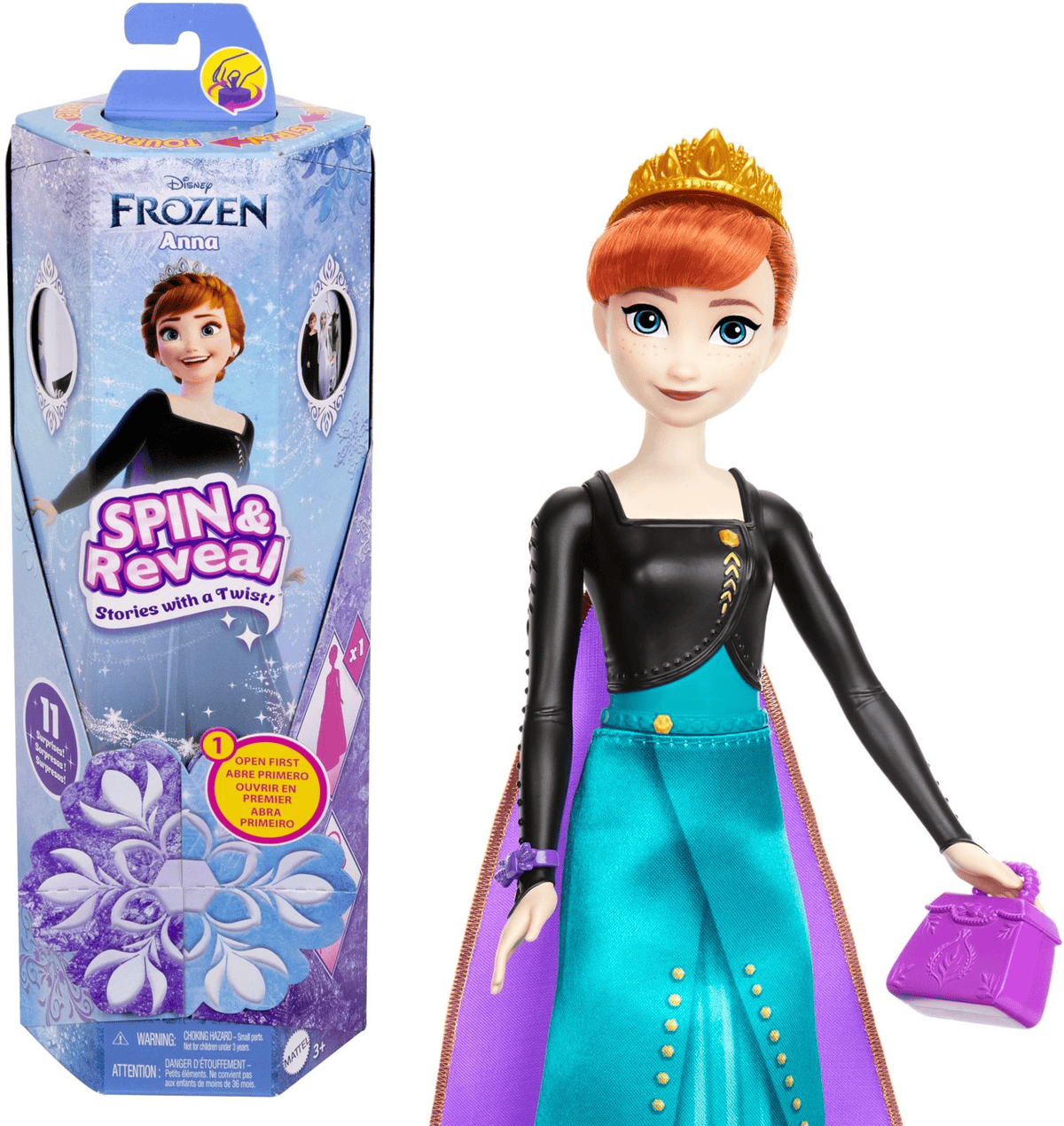 Disney Frozen Fashion Reveal Anna -muotinukke | Prisma.fi-verkkokauppa