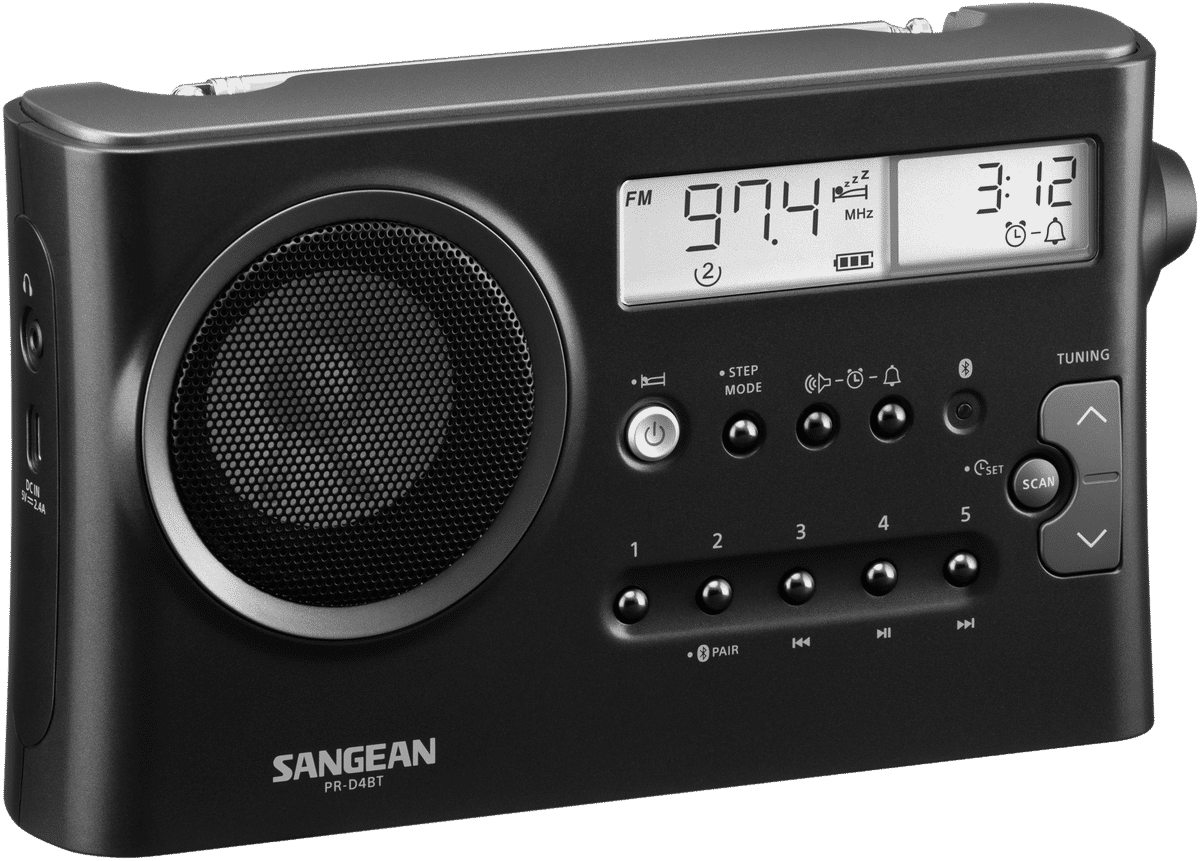 Sangean radio PR-D4BT tummanharmaa | Prisma.fi-verkkokauppa