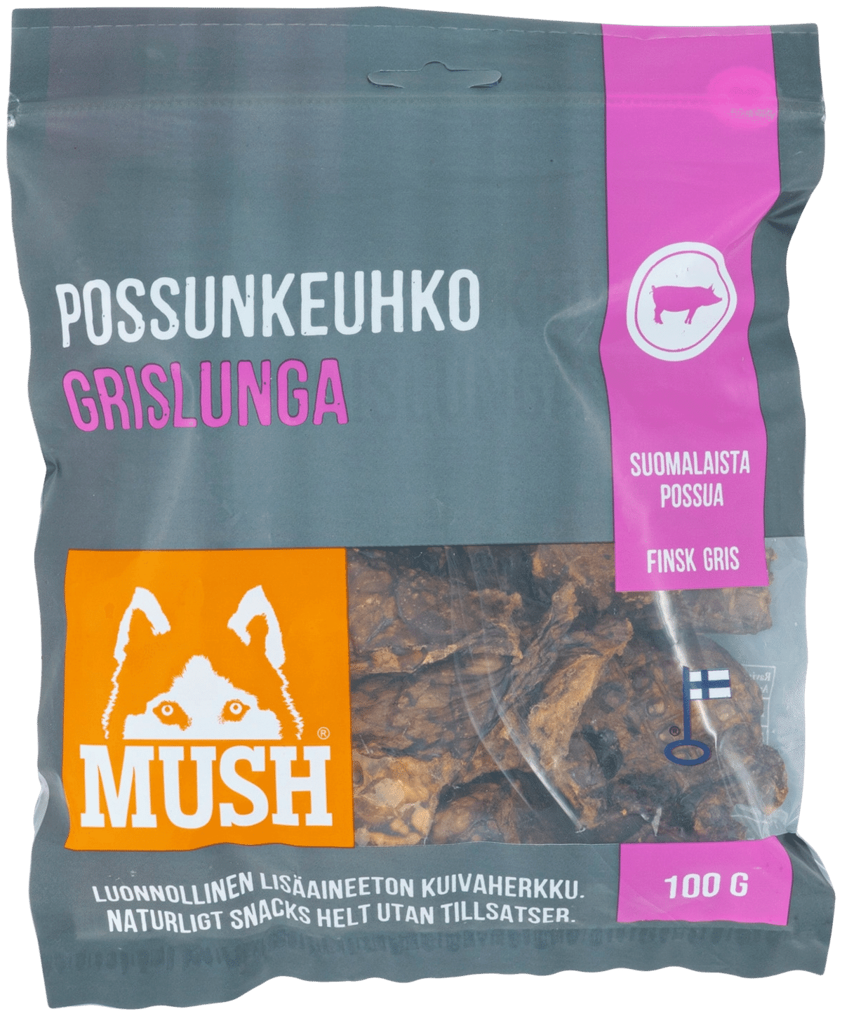 Mush Snacks possun keuhko 100g | Prisma.fi-verkkokauppa