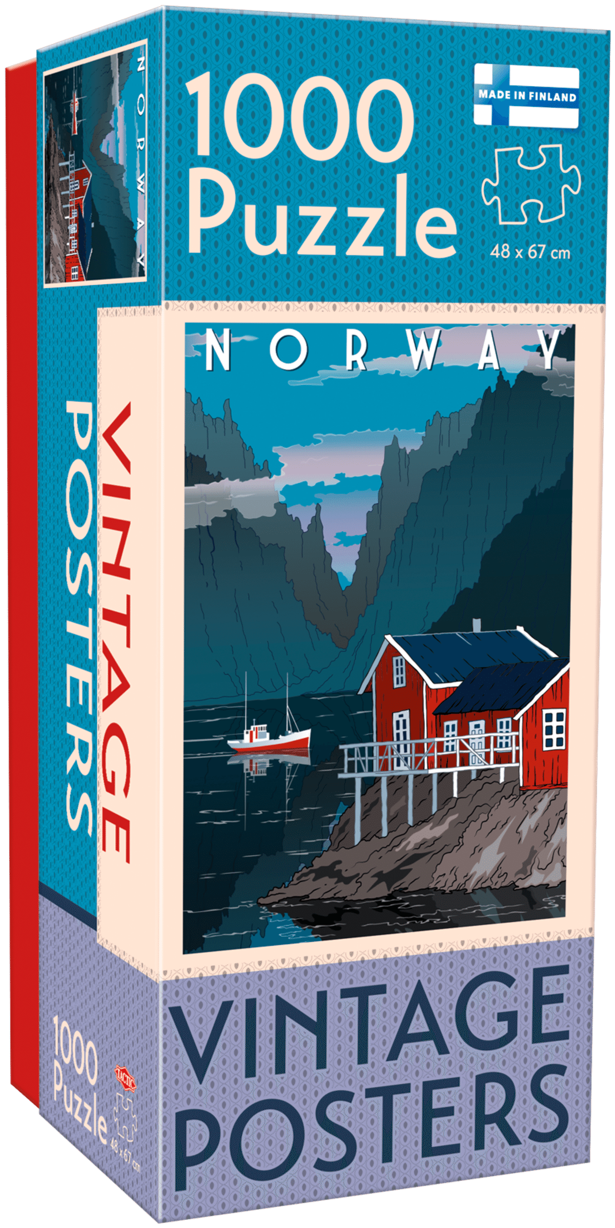 Tactic palapeli Vintage Posters Norja 1000 palaa | Prisma.fi-verkkokauppa