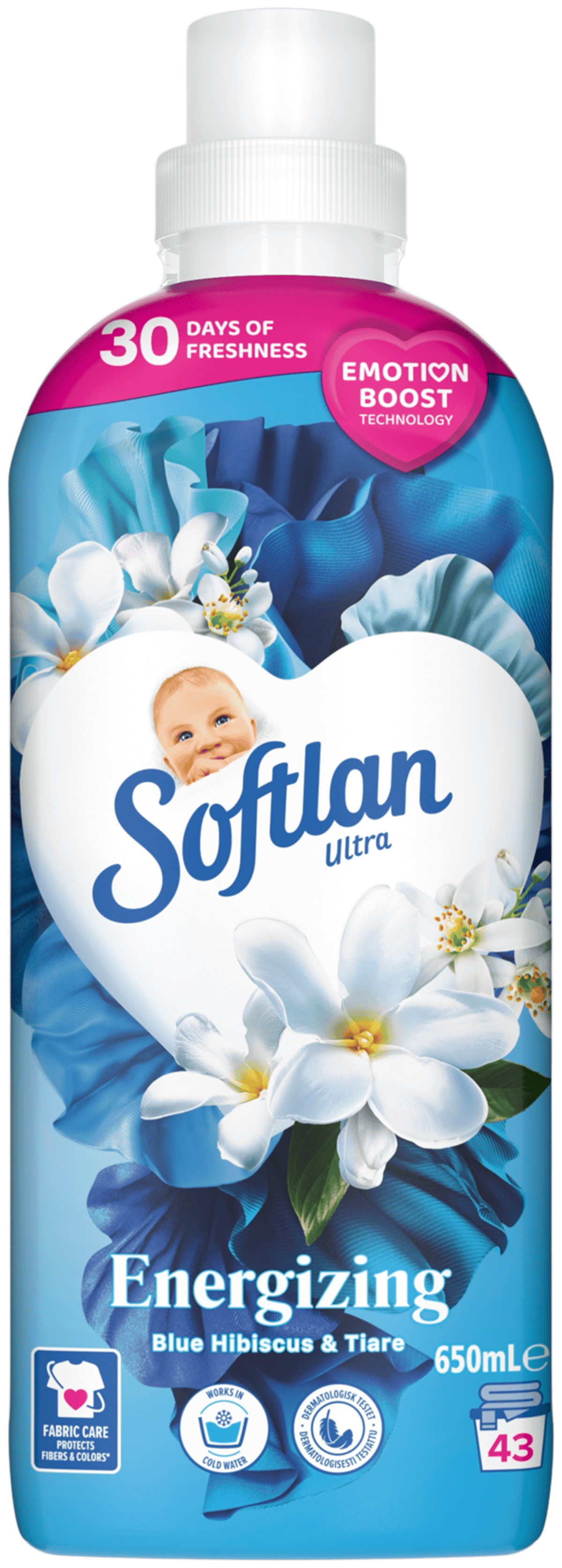 Softlan Emotions Energizing Blue Hibiscus huuhteluaine 650ml | Prisma ...