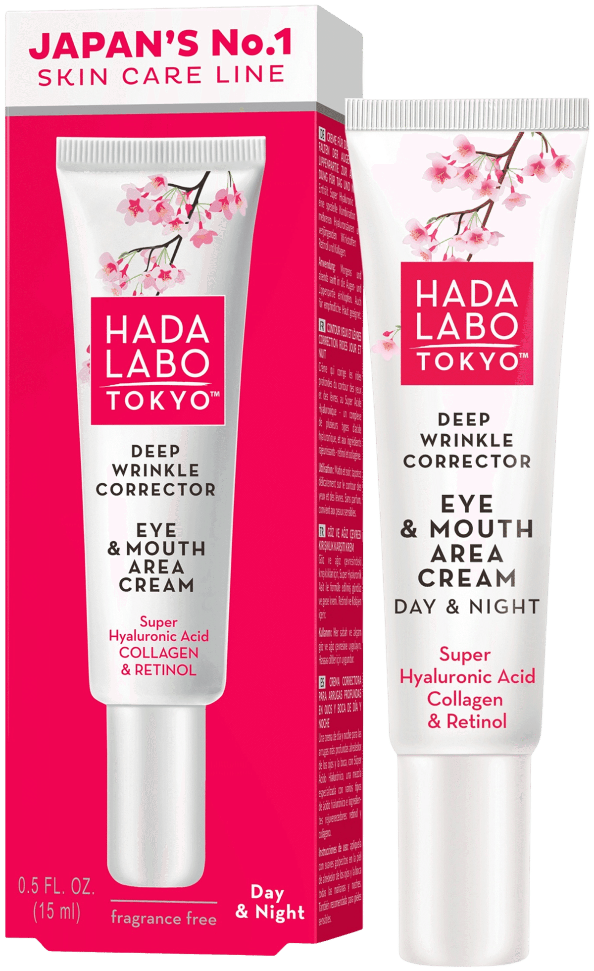 HADA LABO TOKYO Deep Wrinkle Corrector Eye & Mouth Area Cream ...