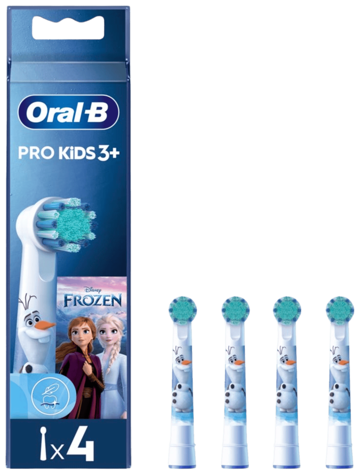 Oral-B Lasten vaihtoharjat Frozen 4 kpl | Prisma.fi-verkkokauppa